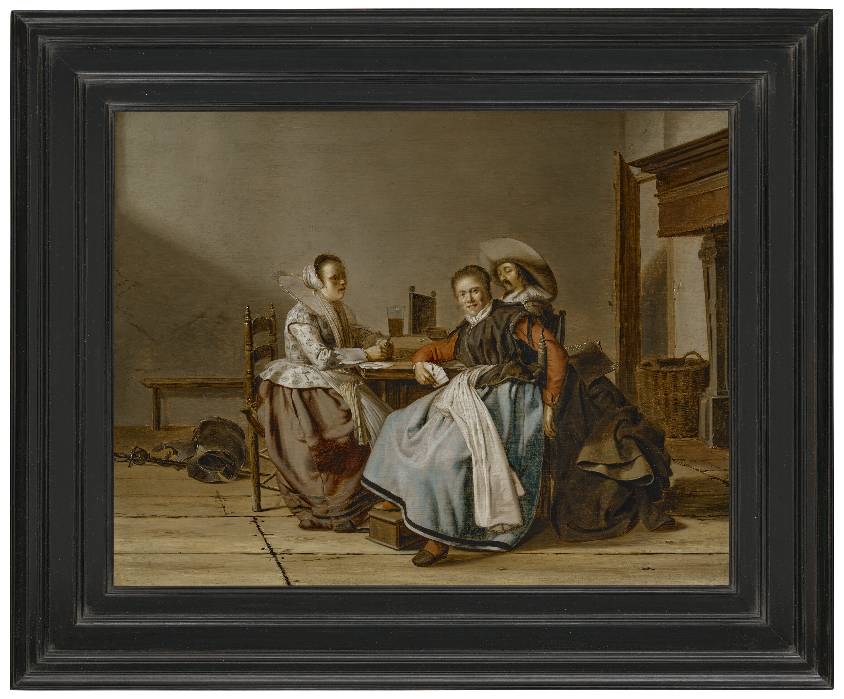 PIETER CODDE (AMSTERDAM 1599-1678), Card players in an interior ...