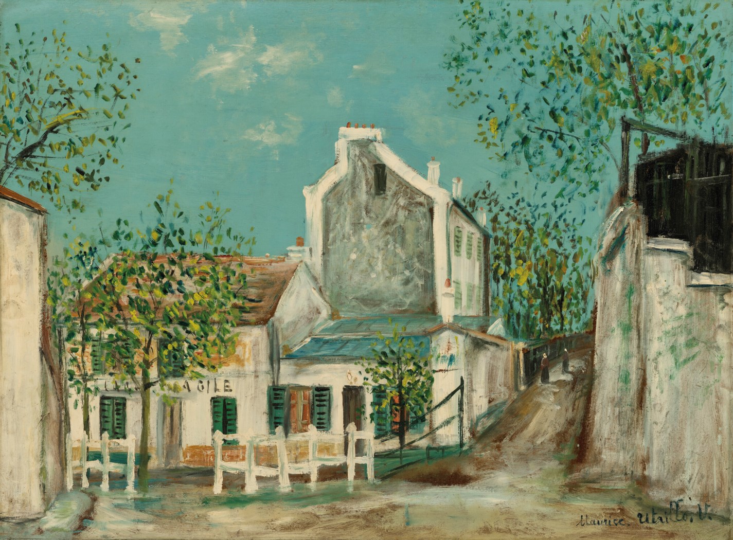 MAURICE UTRILLO (1883-1955), Le Lapin Agile à Montmartre | Christie's