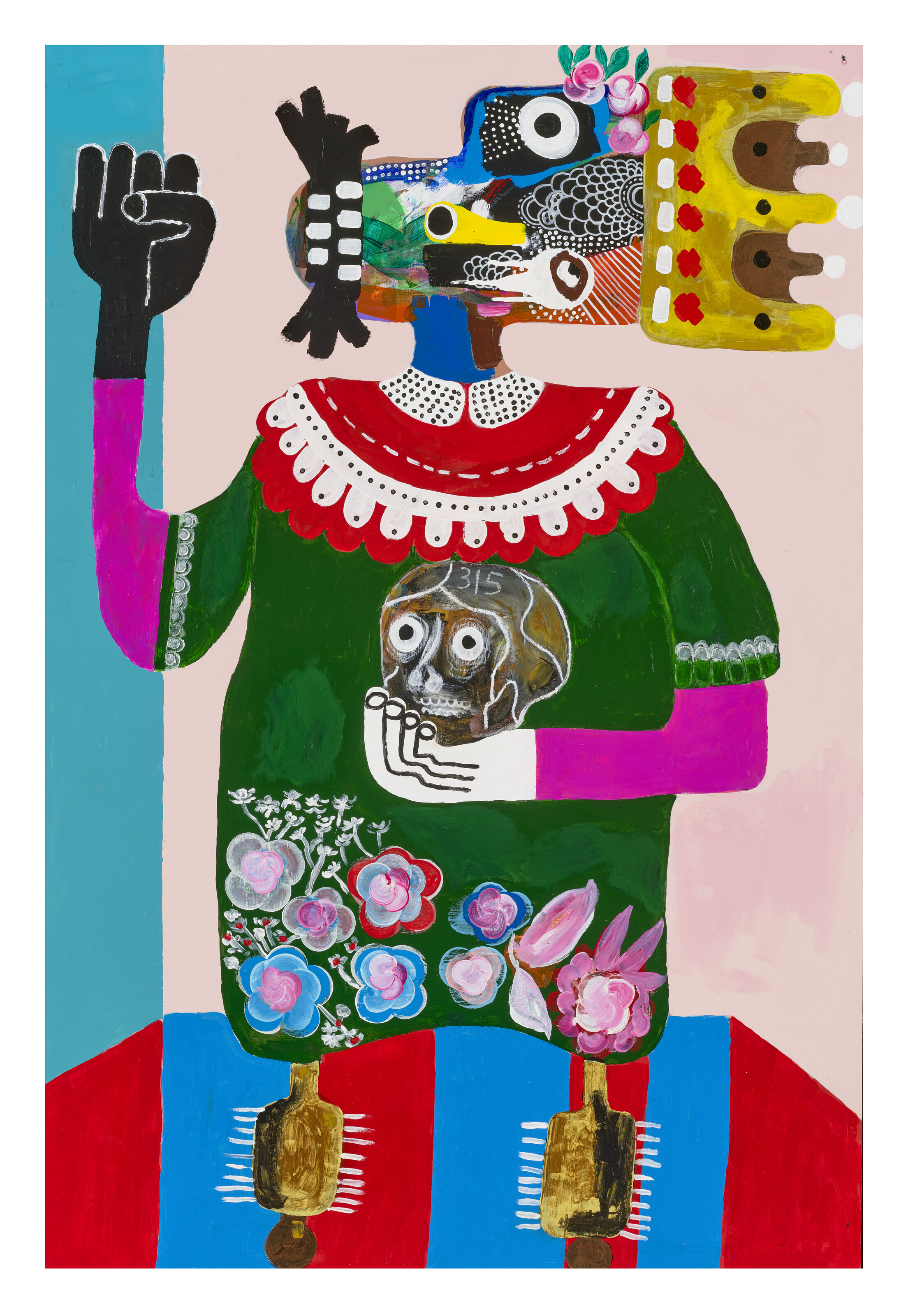KOJO MARFO (B. 1980), Chief and his Calabash | Christie’s