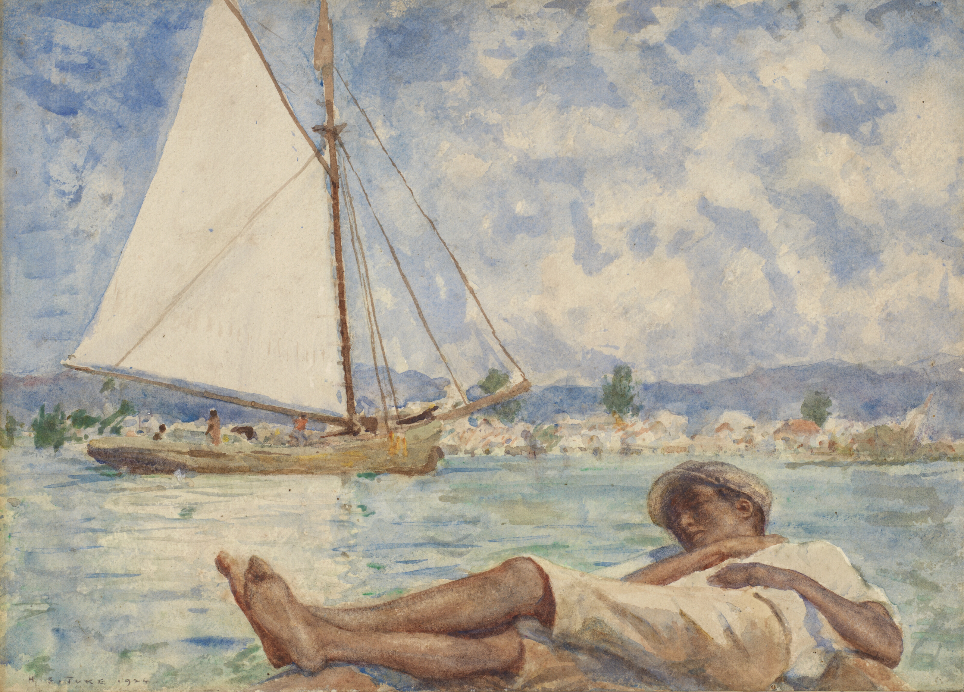 HENRY SCOTT TUKE, R.A., R.W.S. (1858-1929) - auctions & price archive