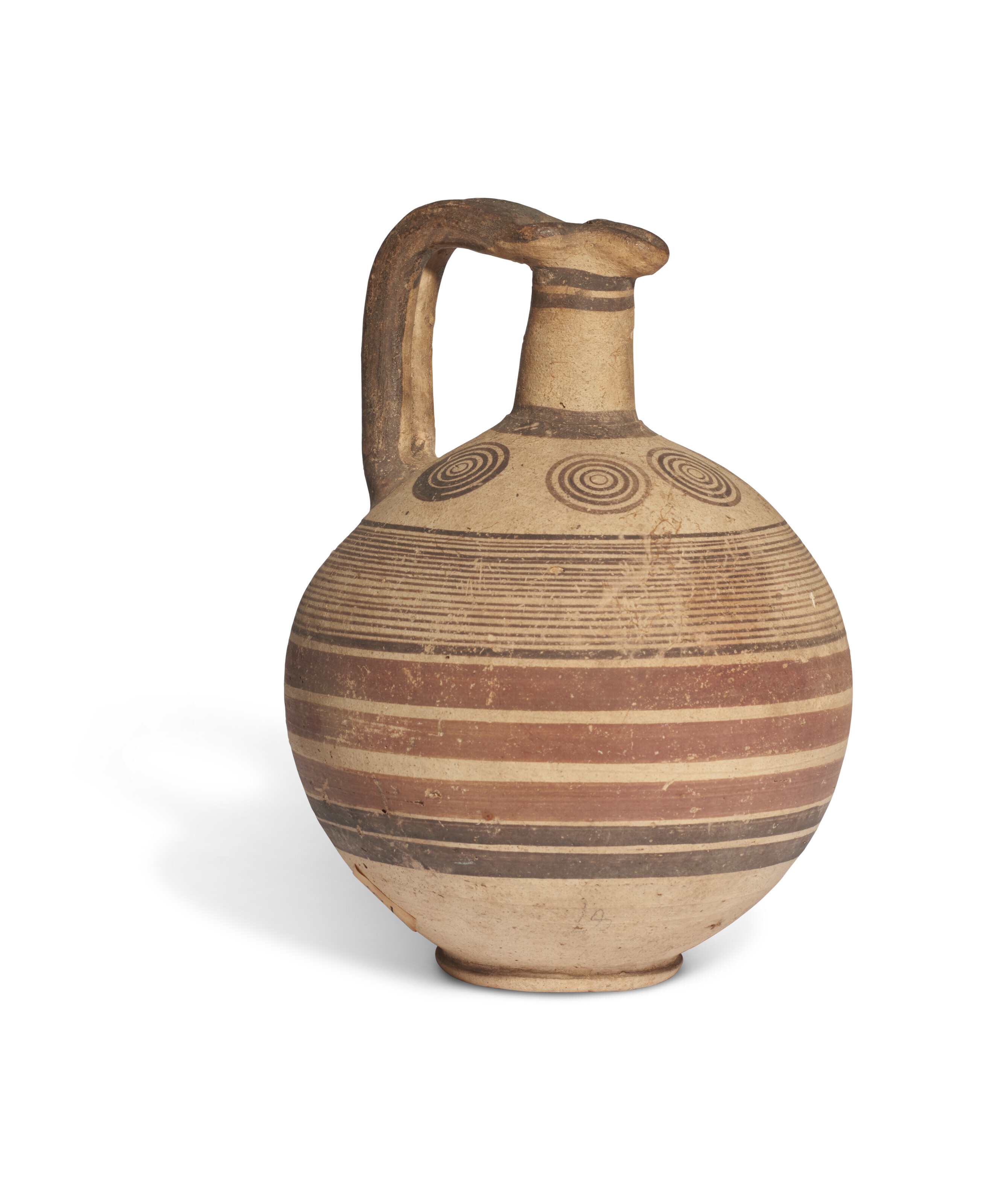 A PARTHIAN TURQUOISE GLAZED POTTERY AMPHORA, IRAN, CIRCA 2ND-3RD ...