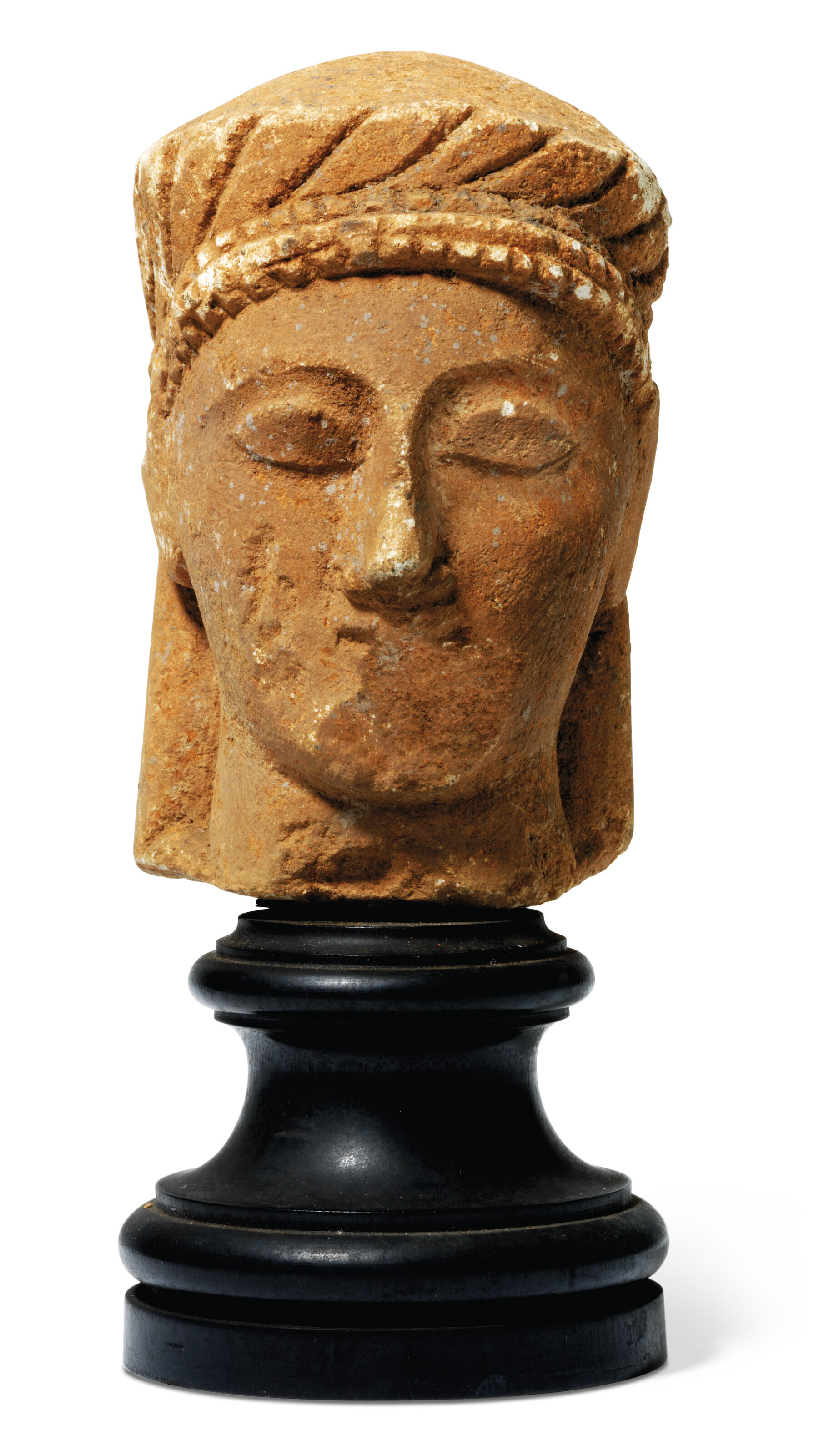 A VINCA TERRACOTTA STANDING FEMALE FIGURE, NEOLITHIC PERIOD, CIRCA 5TH ...