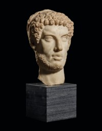 A ROMAN MARBLE MALE HEAD, CIRCA LATE 2ND CENTURY A.D. | Christie's