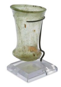A MEROVINGIAN GLASS BELL-BEAKER, CIRCA 6TH CENTURY A.D. | Christie's