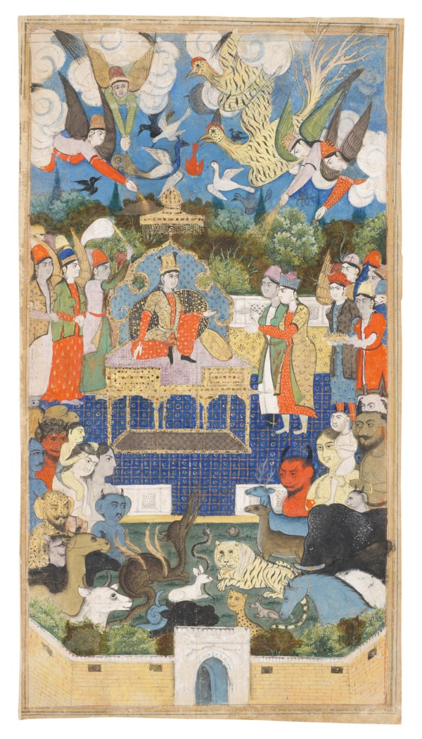 THE QUEEN OF SHEBA, PROVINCIAL MUGHAL, INDIA, EARLY 19TH CENTURY ...