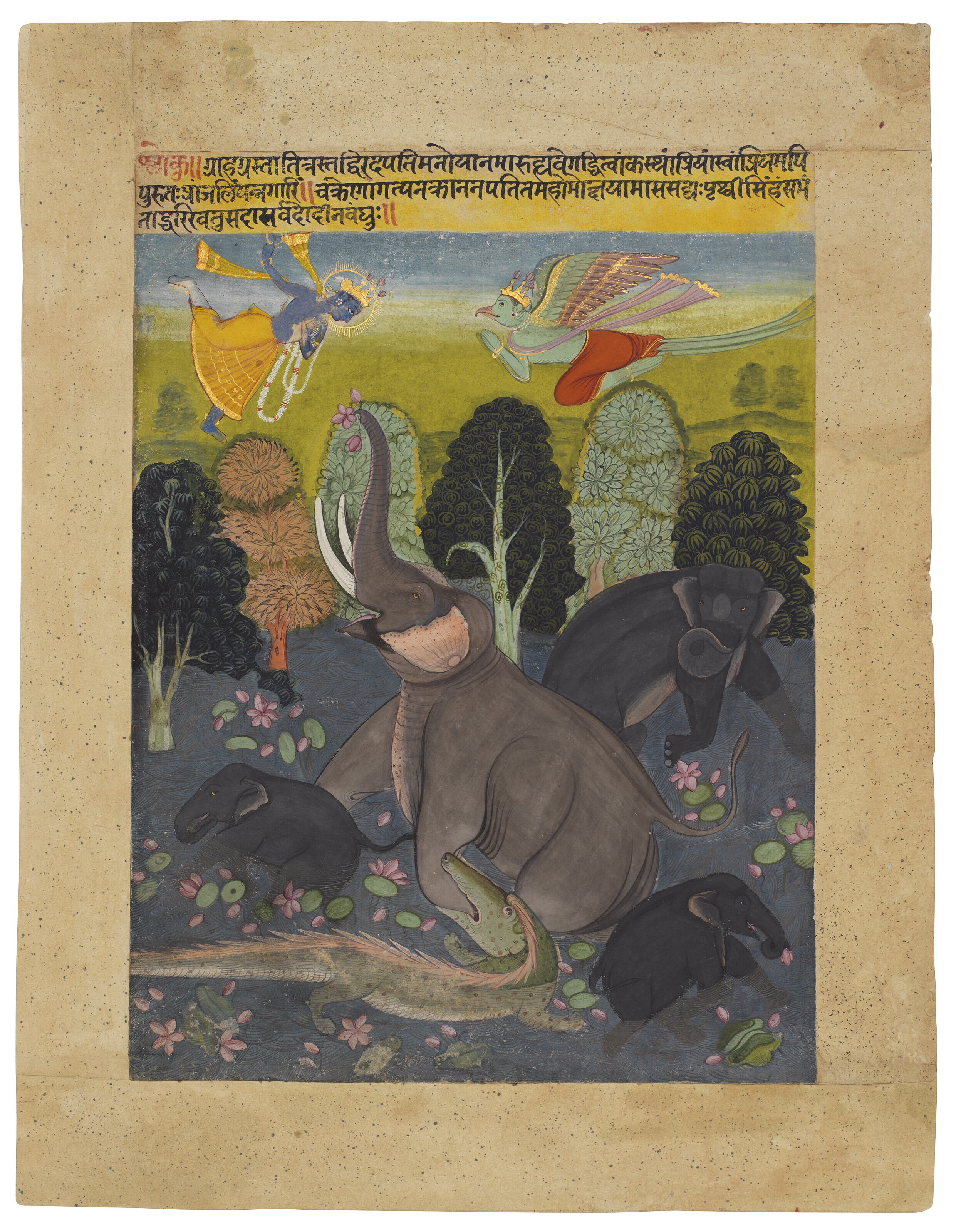 THE LOVERS SASSI AND PUNNU (SASSA PANNA KA SABI), BUNDI, INDIA, CIRCA ...