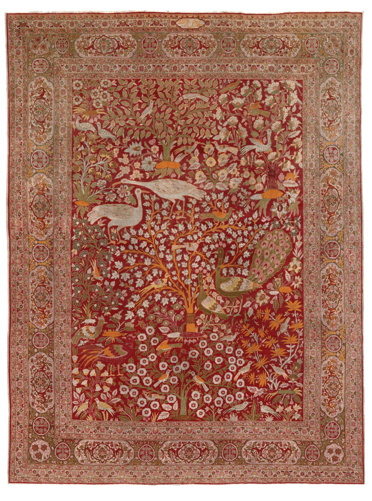 A TABRIZ CARPET, NORTH WEST PERSIA, CIRCA 1890 | Christie's