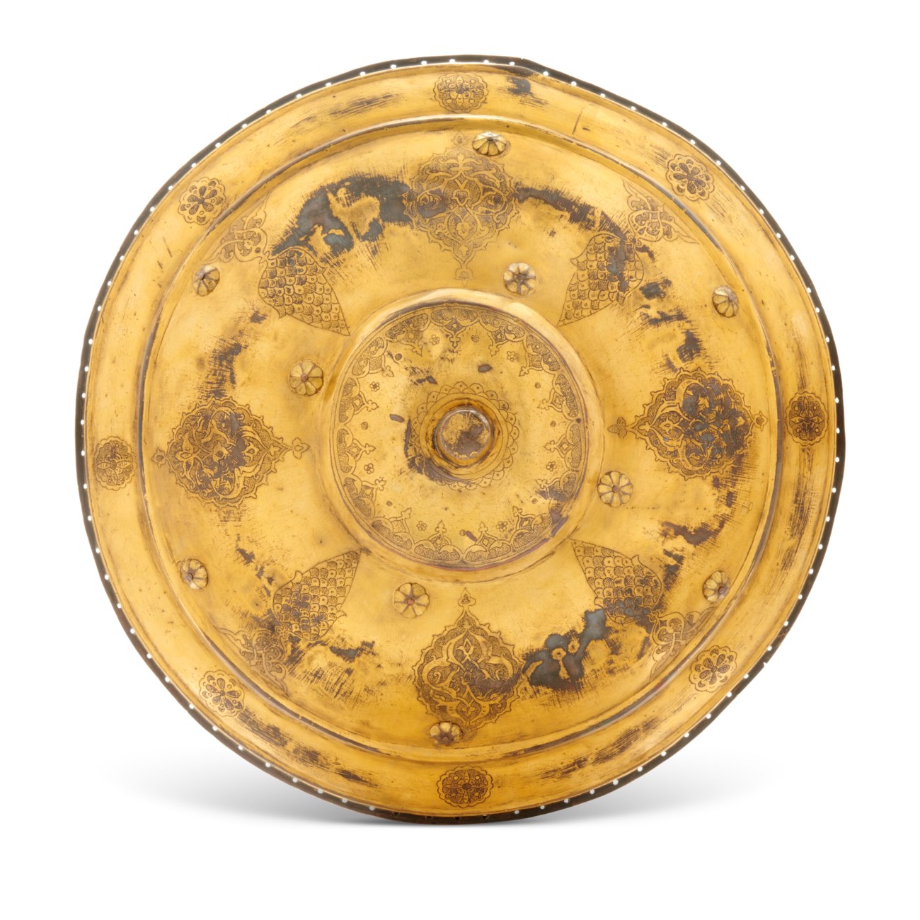 A GILT-COPPER (TOMBAK) SHIELD (KALKAN), OTTOMAN TURKEY, LATE 16TH OR ...