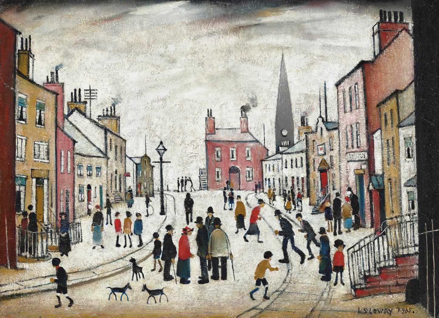 LAURENCE STEPHEN LOWRY, R.A. (1887-1976), The Village Street | Christie's