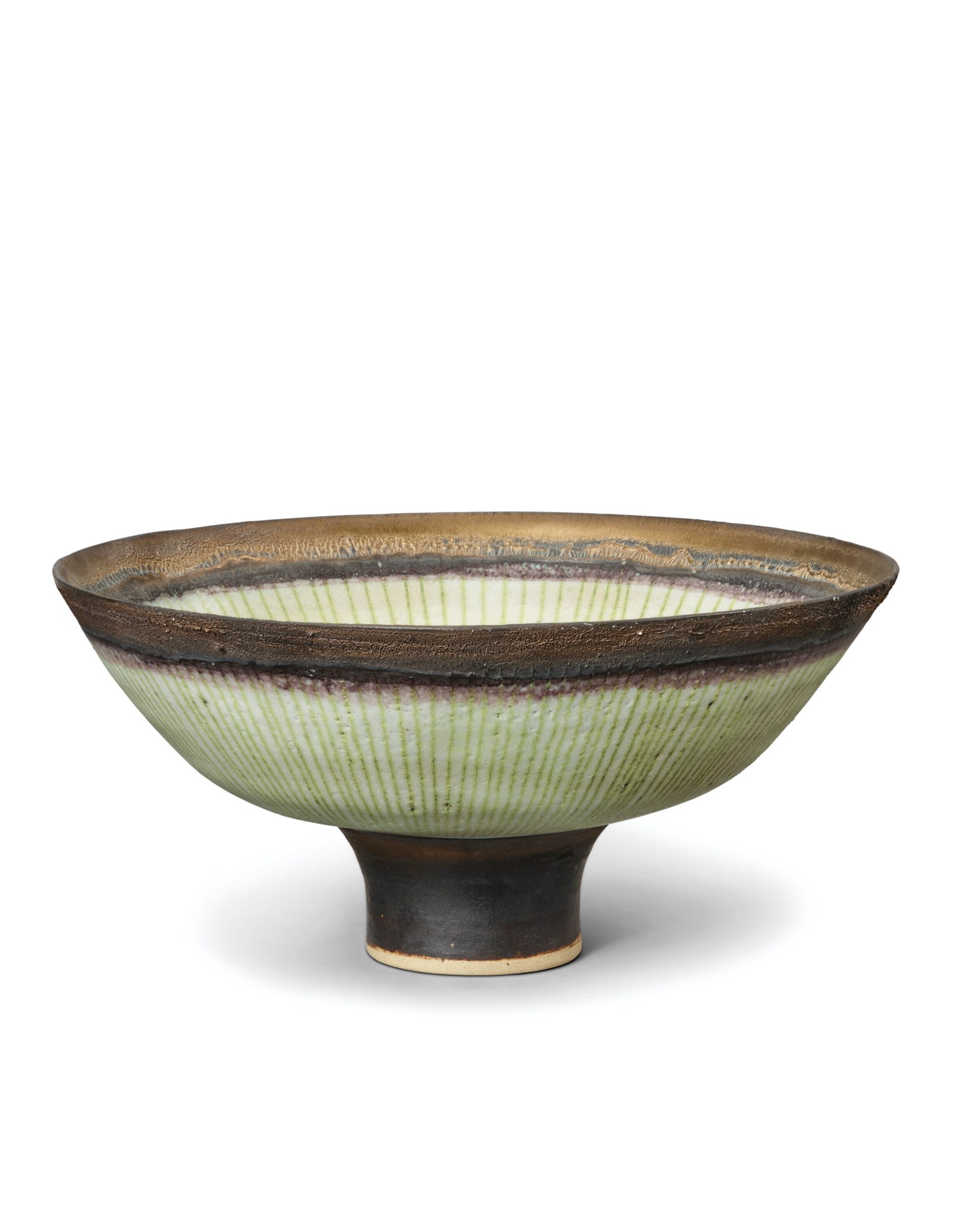 DAME LUCIE RIE (1902-1995), Green footed bowl | Christie's