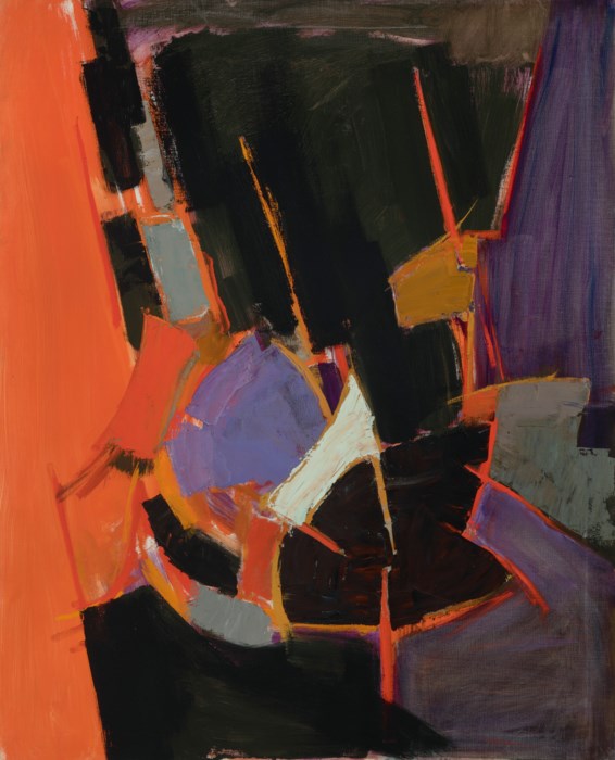 ADRIAN HEATH (1920-1992), Painting with Orange and Purple | Christie's