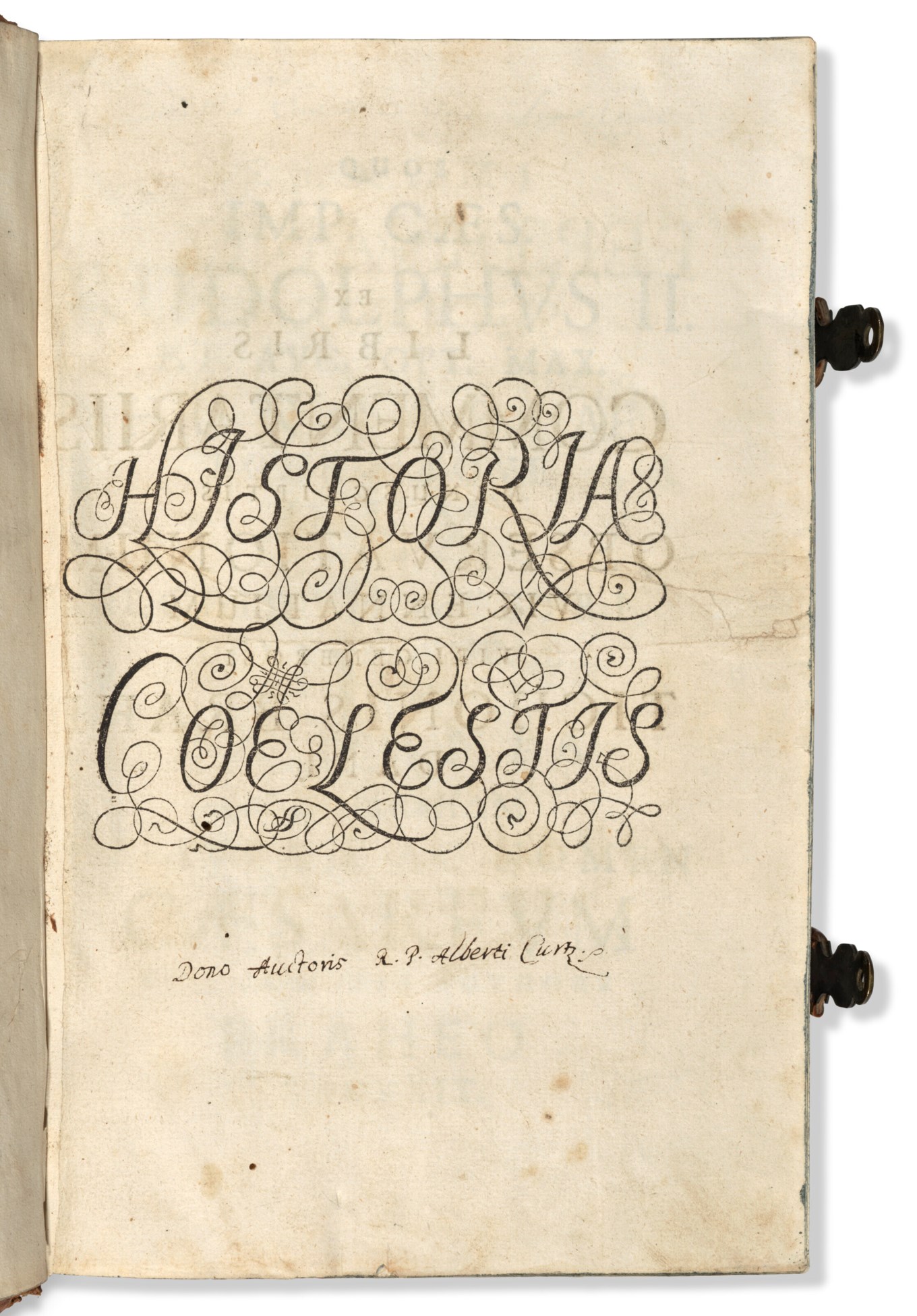 BRAHE, Tycho (1546-1601)., Historia coelestis. Edited by Albert Curtz ...