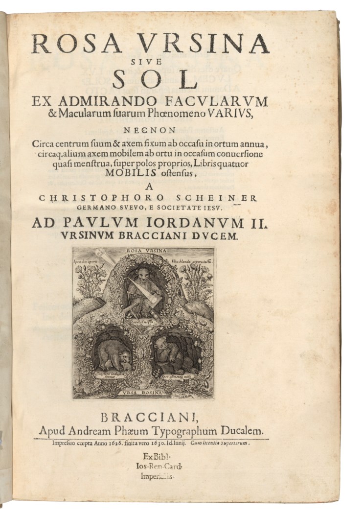 SCHEINER, Christoph (1573-1650).