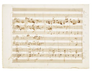 MOZART, Wolfgang Amadeus (1756-1791), Autograph music manuscript, the ...