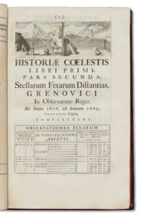 FLAMSTEED, John (1646-1719), Historiae Coelestis Britannicae. Edited by ...