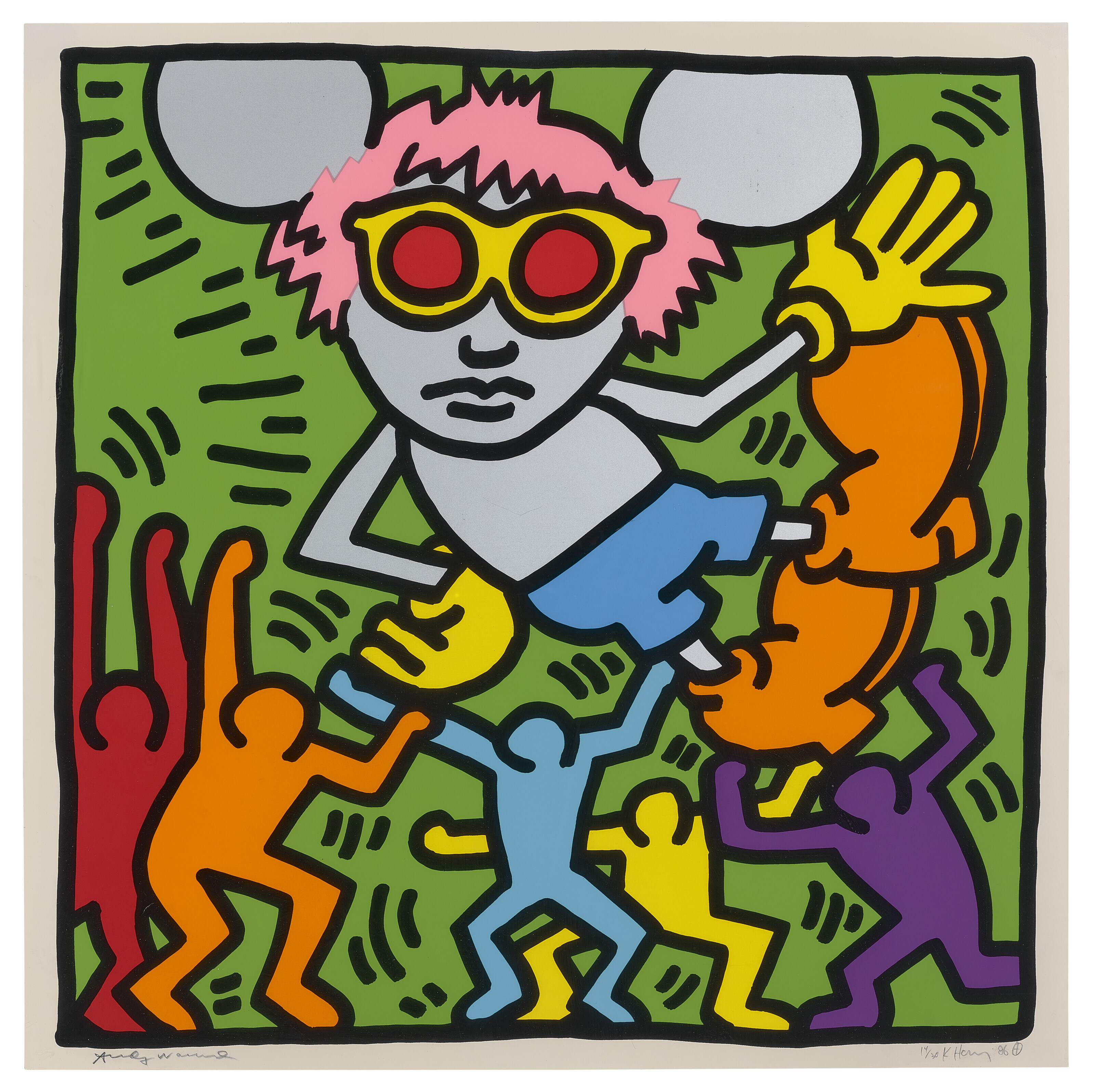 KEITH HARING (1958-1990), Andy Mouse | Christie’s