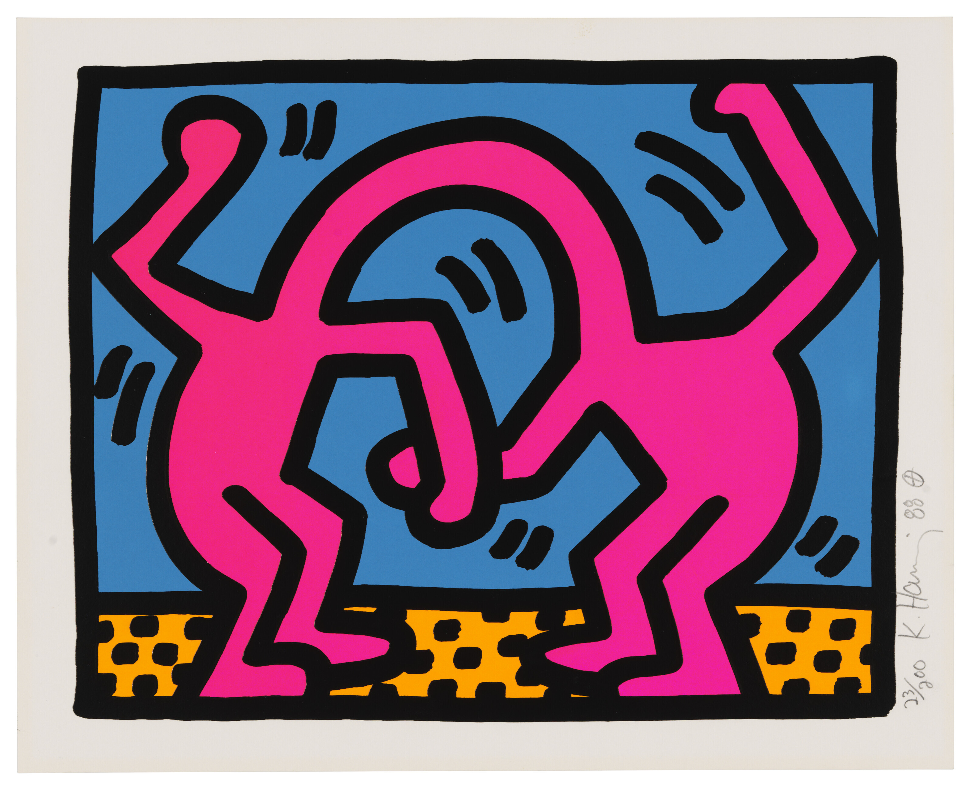 KEITH HARING (1958-1990), One plate, from: Pop Shop II | Christie’s