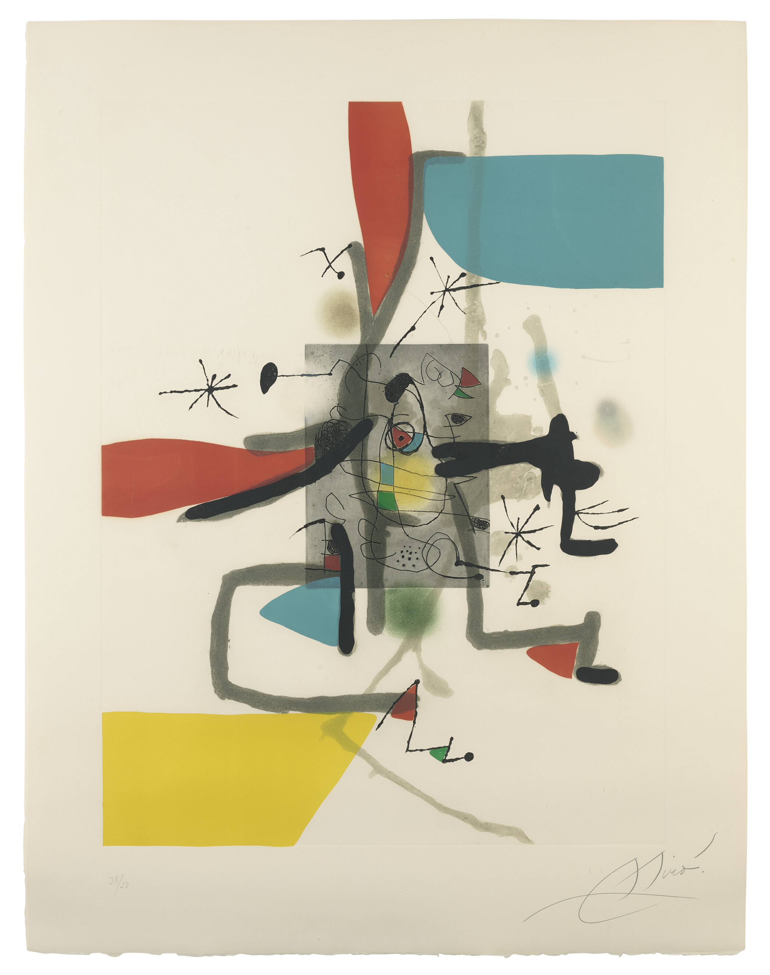 JOAN MIRÓ (1893-1983), Plate I, from: Llibre dels sis Sentits | Christie’s