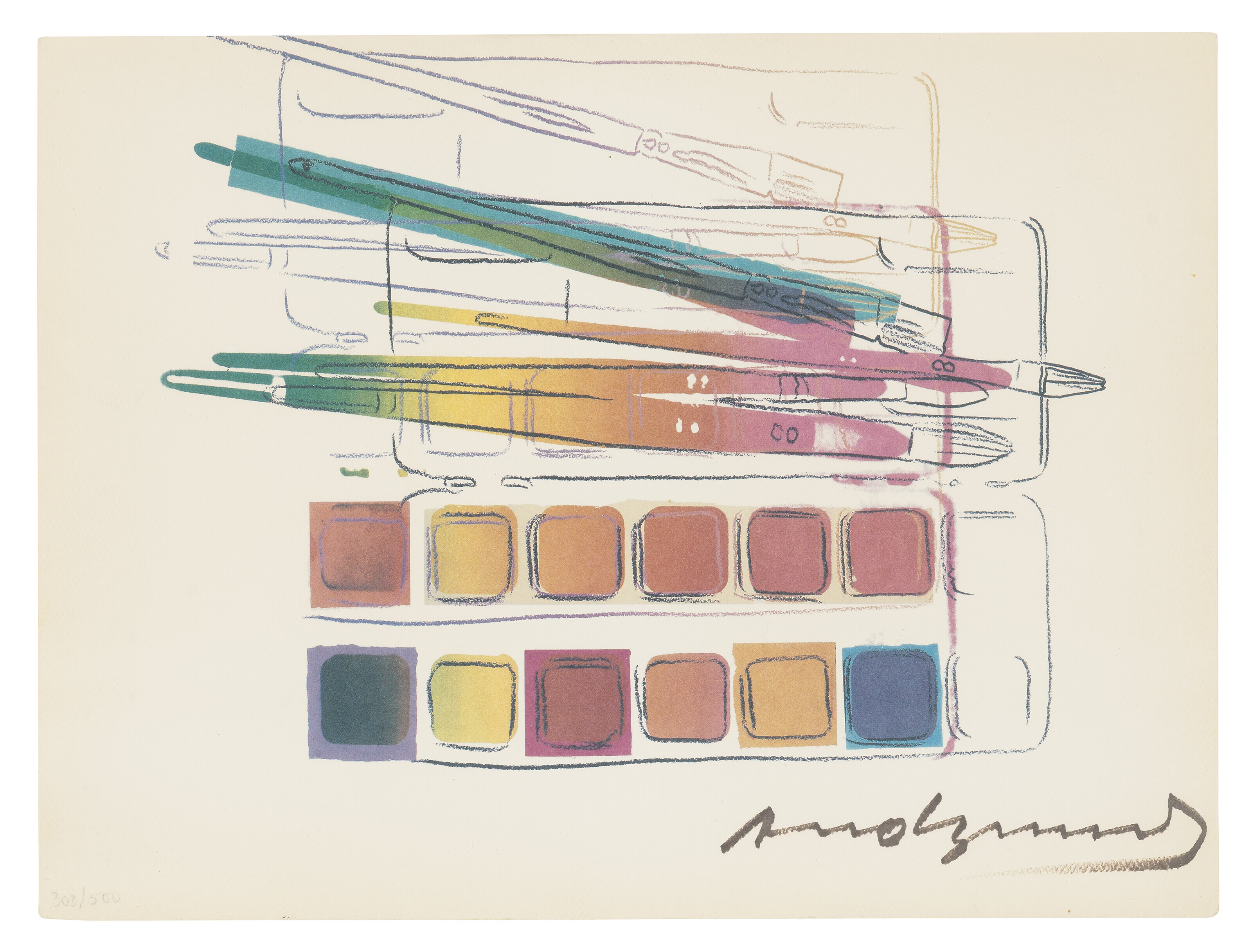 ANDY WARHOL (1928-1987), Watercolour Paint Kit with Brushes | Christie’s