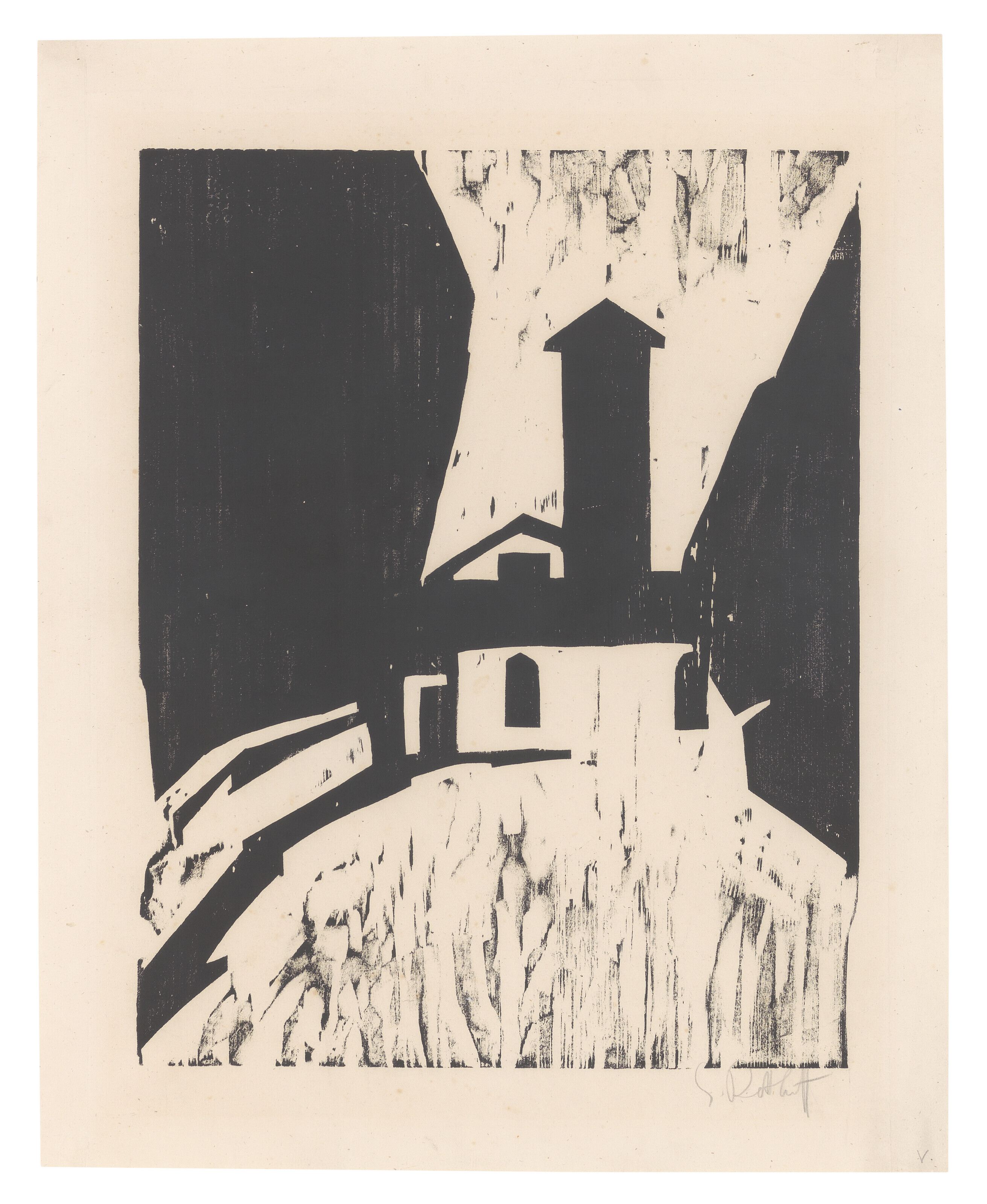 KARL SCHMIDT-ROTTLUFF (1884-1976), Villa mit Turm | Christie’s