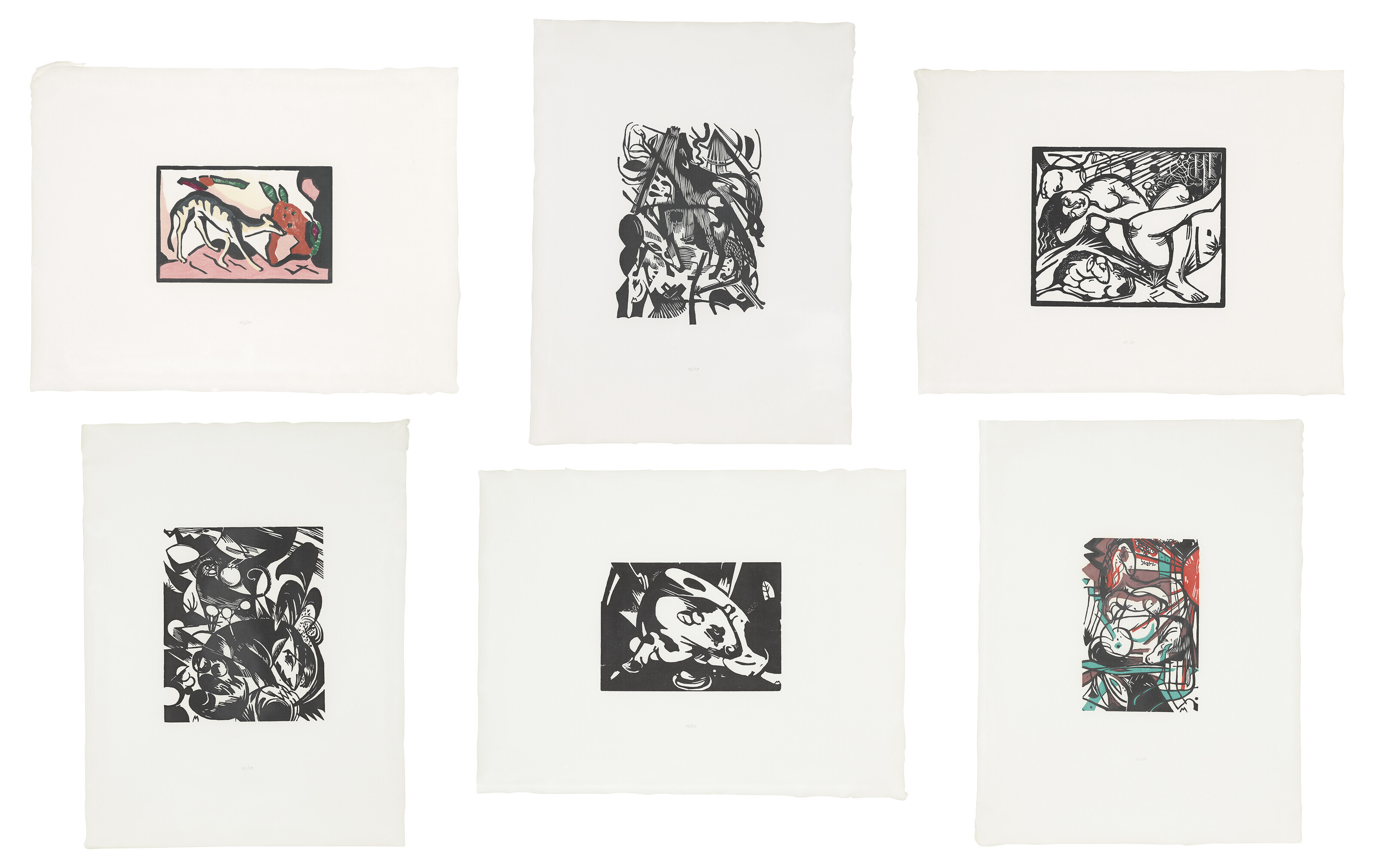 FRANZ MARC (1880 - 1916), Holzschnitte | Christie’s