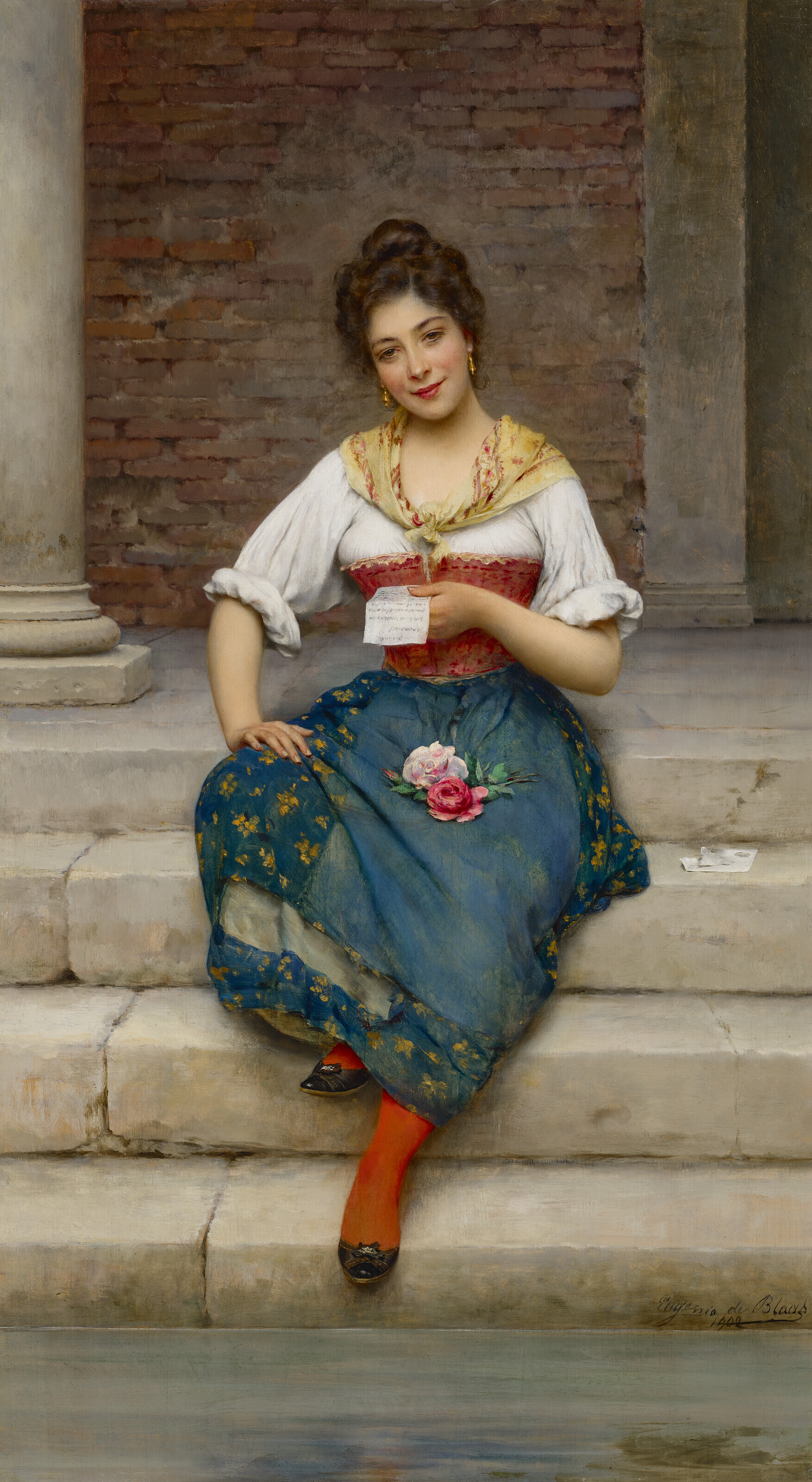 EUGENE DE BLAAS (AUSTRIAN, 1843-1931), The Love Letter | Christie’s