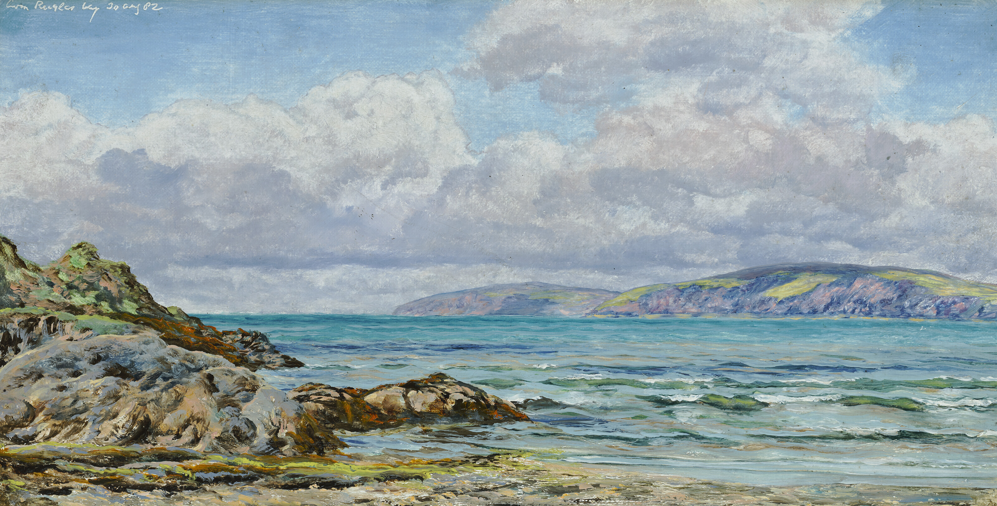 JOHN BRETT, A.R.A. (BRITISH, 1831-1902), Cwm-yr-Eglwys Bay | Christie’s