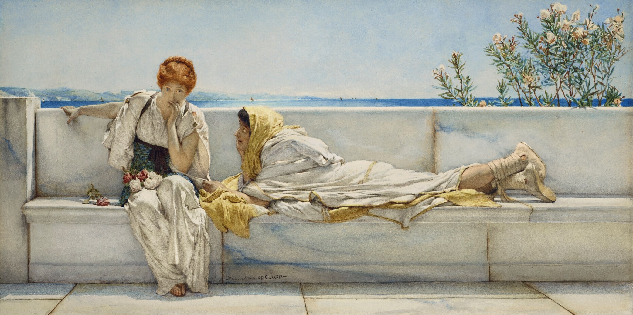 SIR LAWRENCE ALMA-TADEMA, O.M., R.A., R.W.S. (BRITISH, 1836-1912), A ...