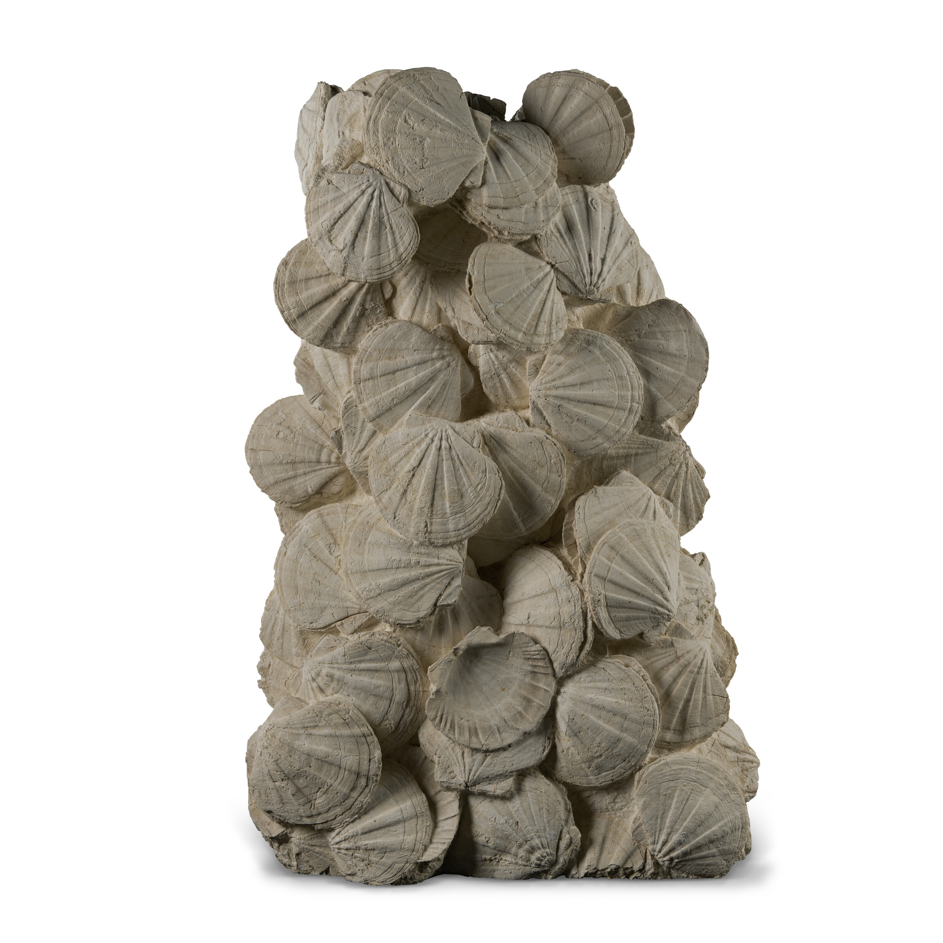 A LARGE BLOCK OF FOSSIL SCALLOPS, FRANCE | Christie’s