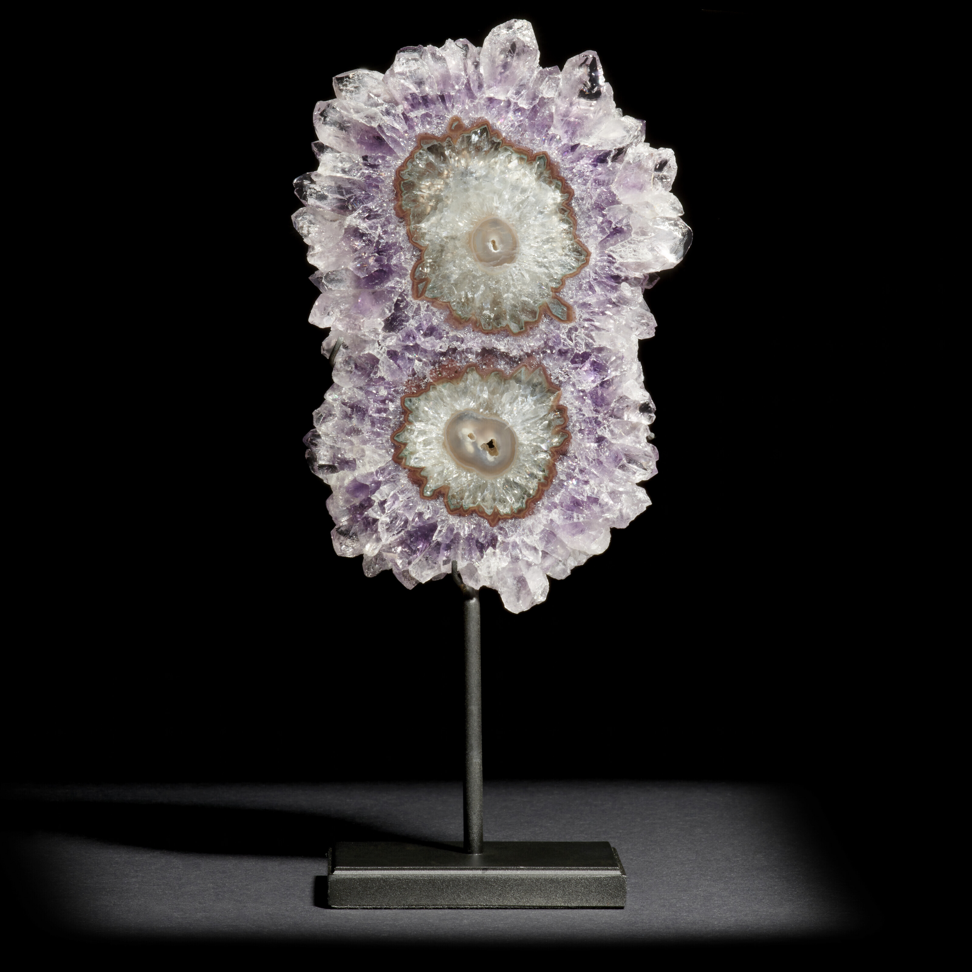 A SLICE OF AN AMETHYST STALAGMITE, URUGUAY | Christie’s