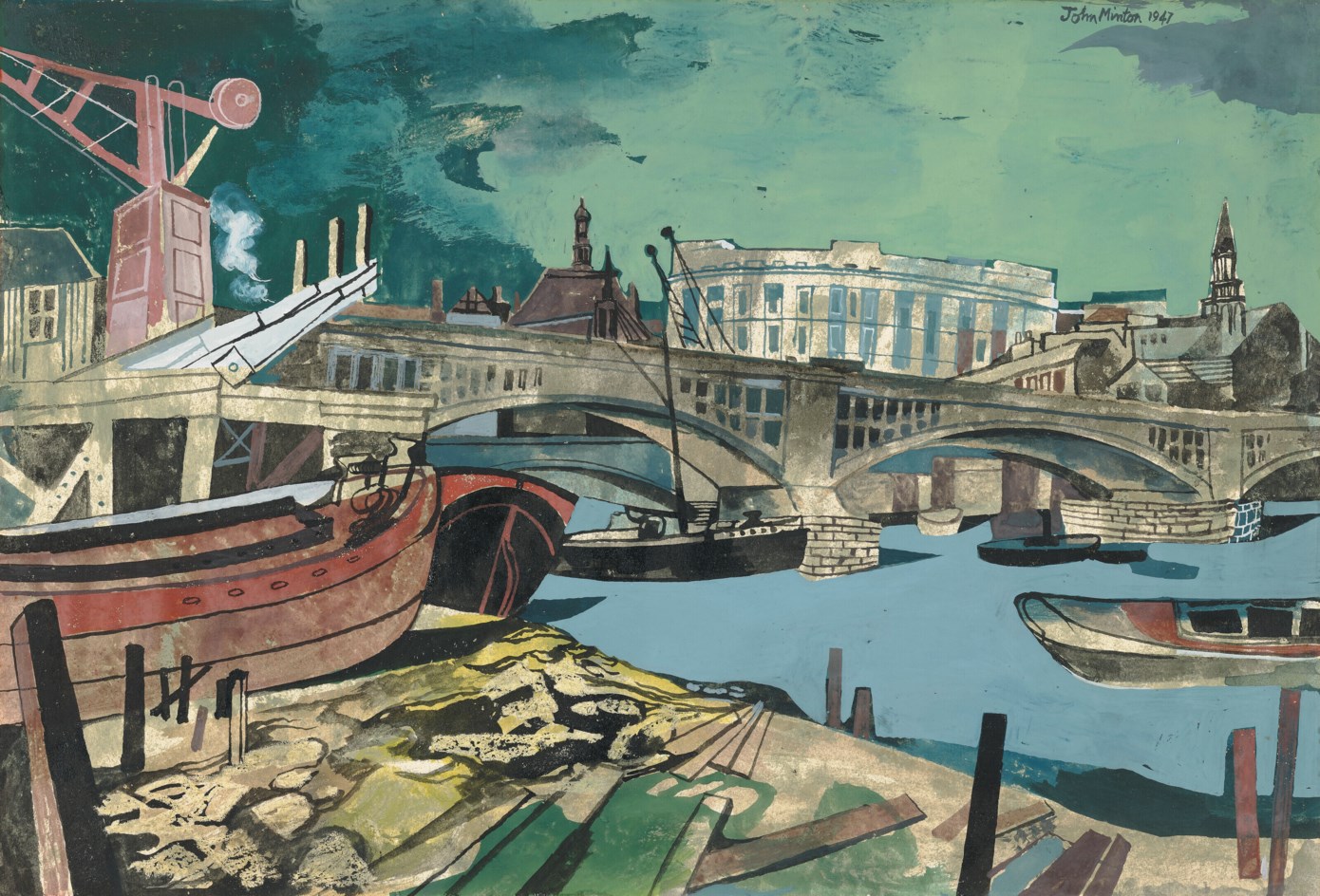 JOHN MINTON (1917-1957), Blackfriars Bridge | Christie's