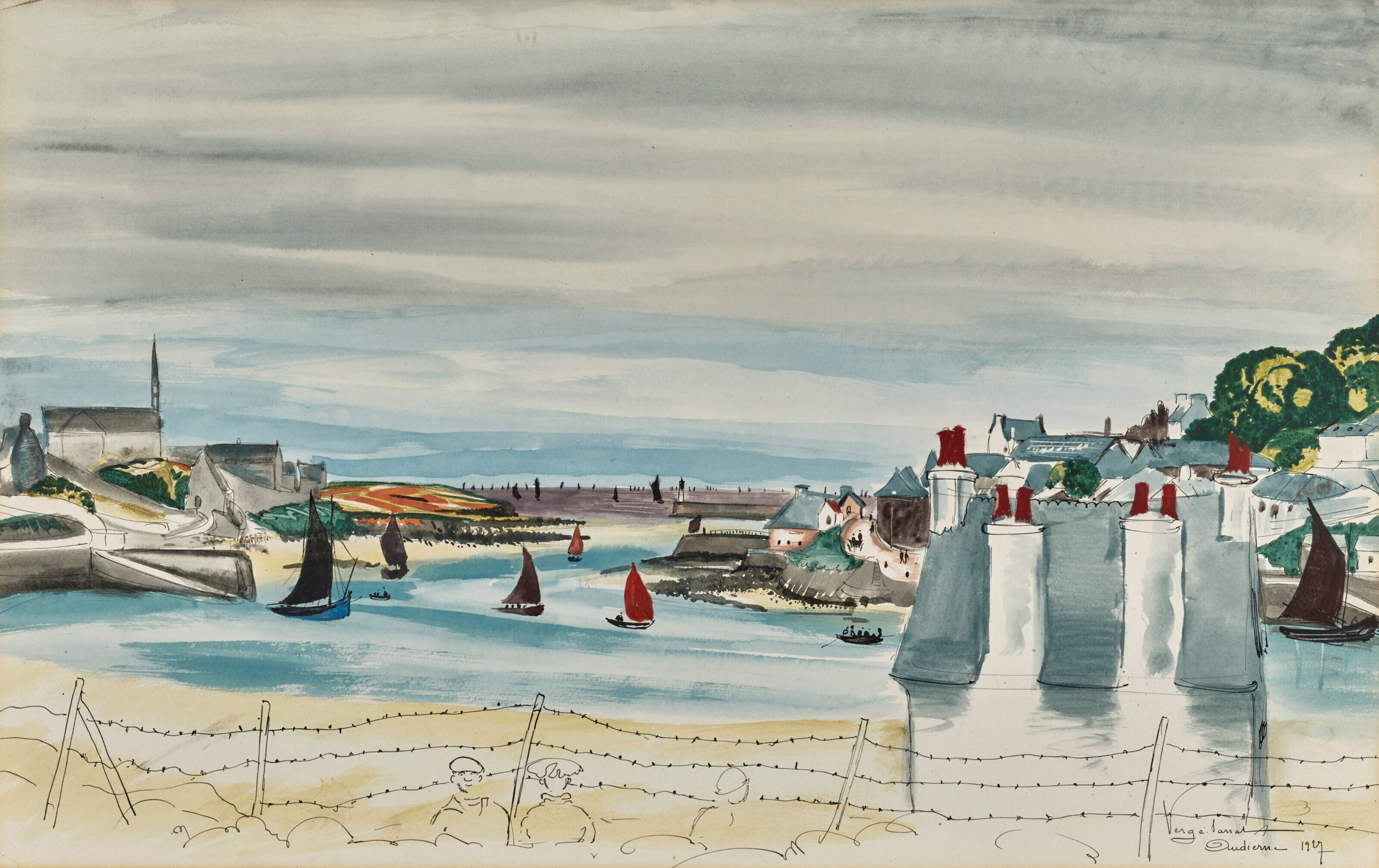 Henri Verge-Sarrat (French, 1880-1966), Audierne | Christie's