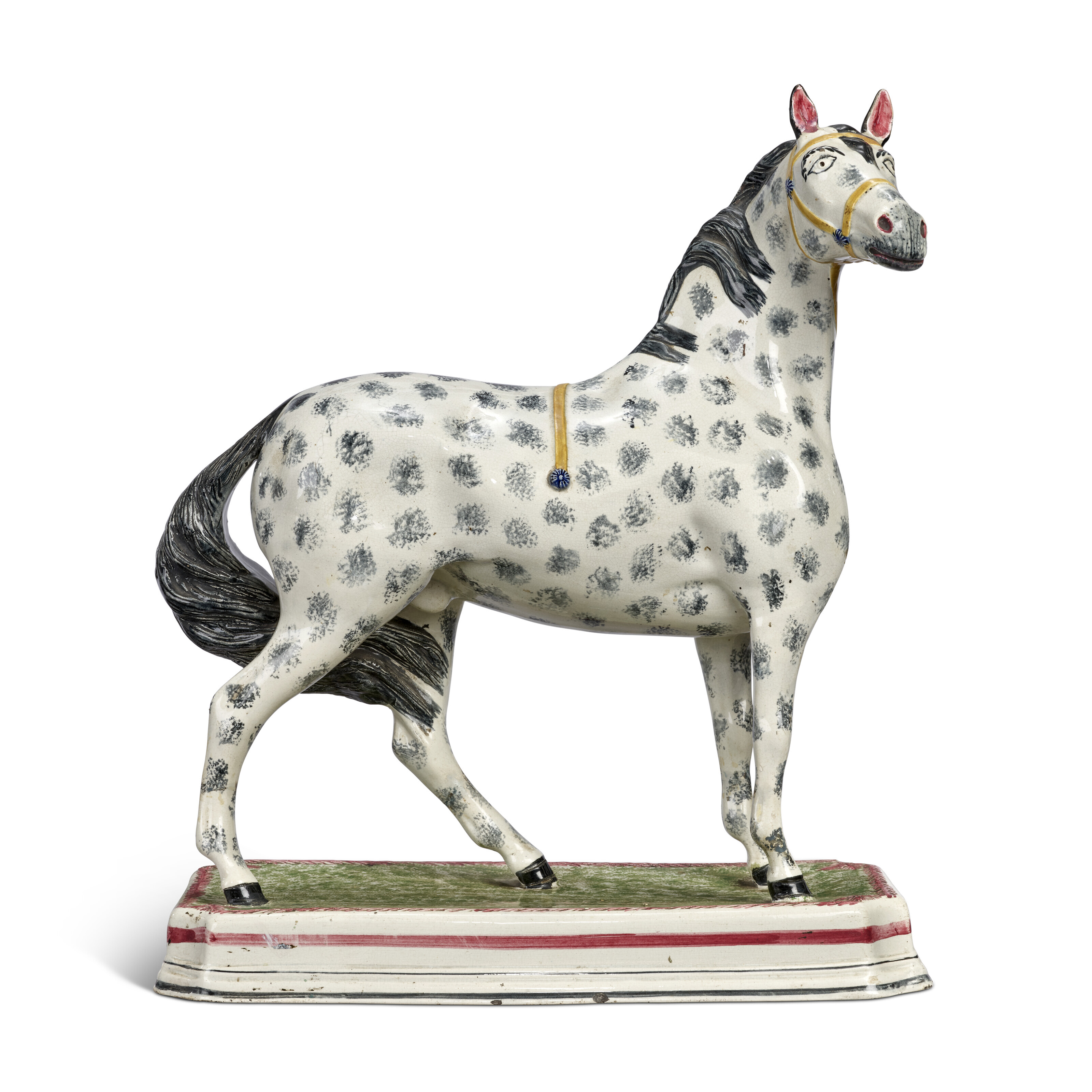 A LEEDS PEARLWARE MODEL OF A HORSE, CIRCA 1810-20 | Christie’s
