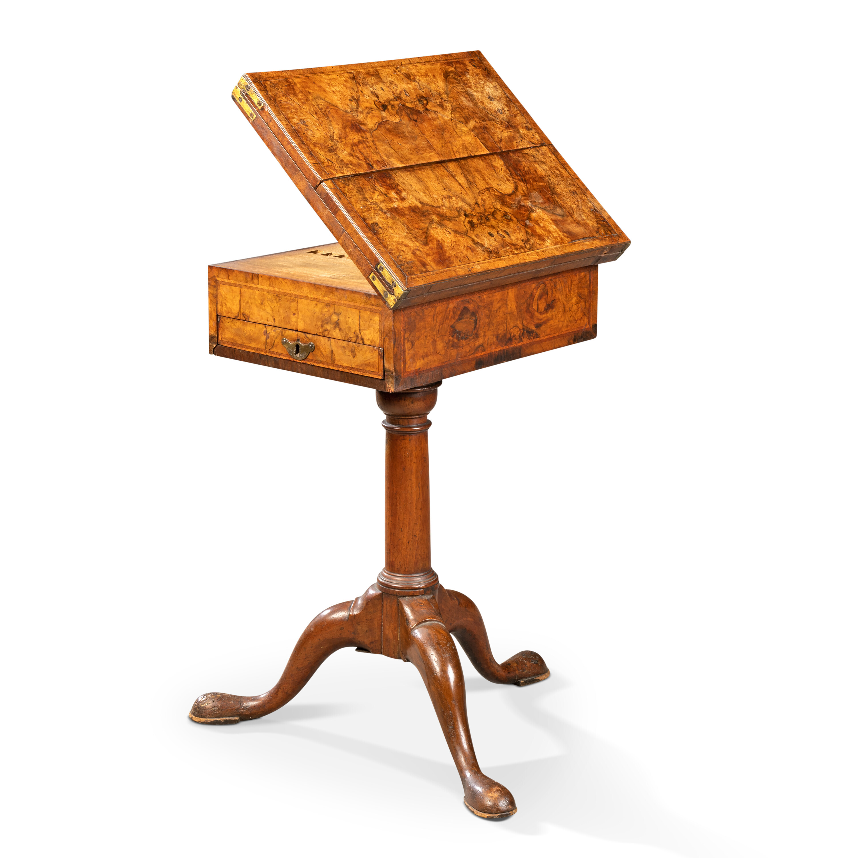 A GEORGE II WALNUT ADJUSTABLE READING-TABLE, CIRCA 1720-30 | Christie’s