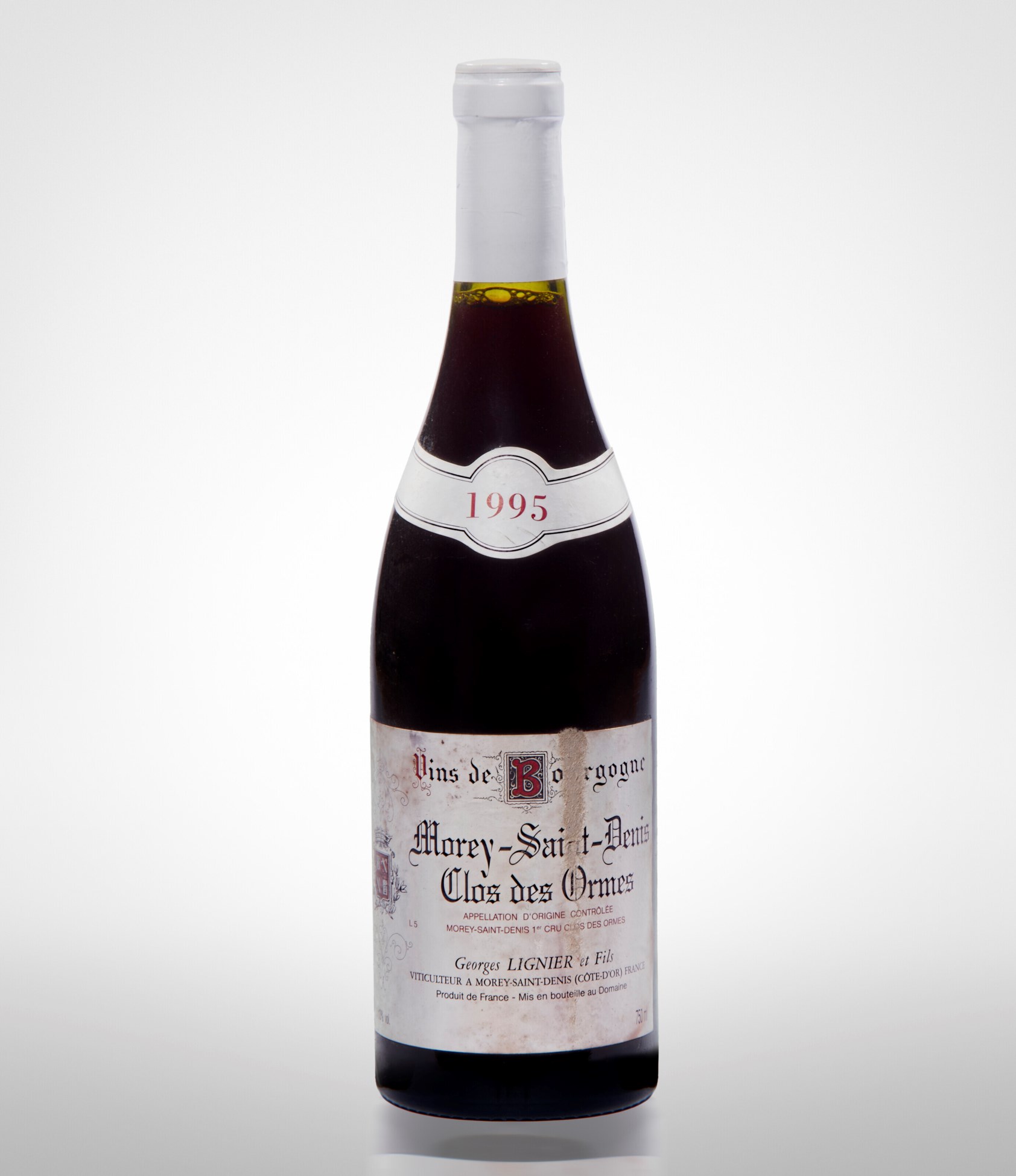 Georges Lignier, Morey-Saint-Denis Clos des Ormes 1995 | Christie's