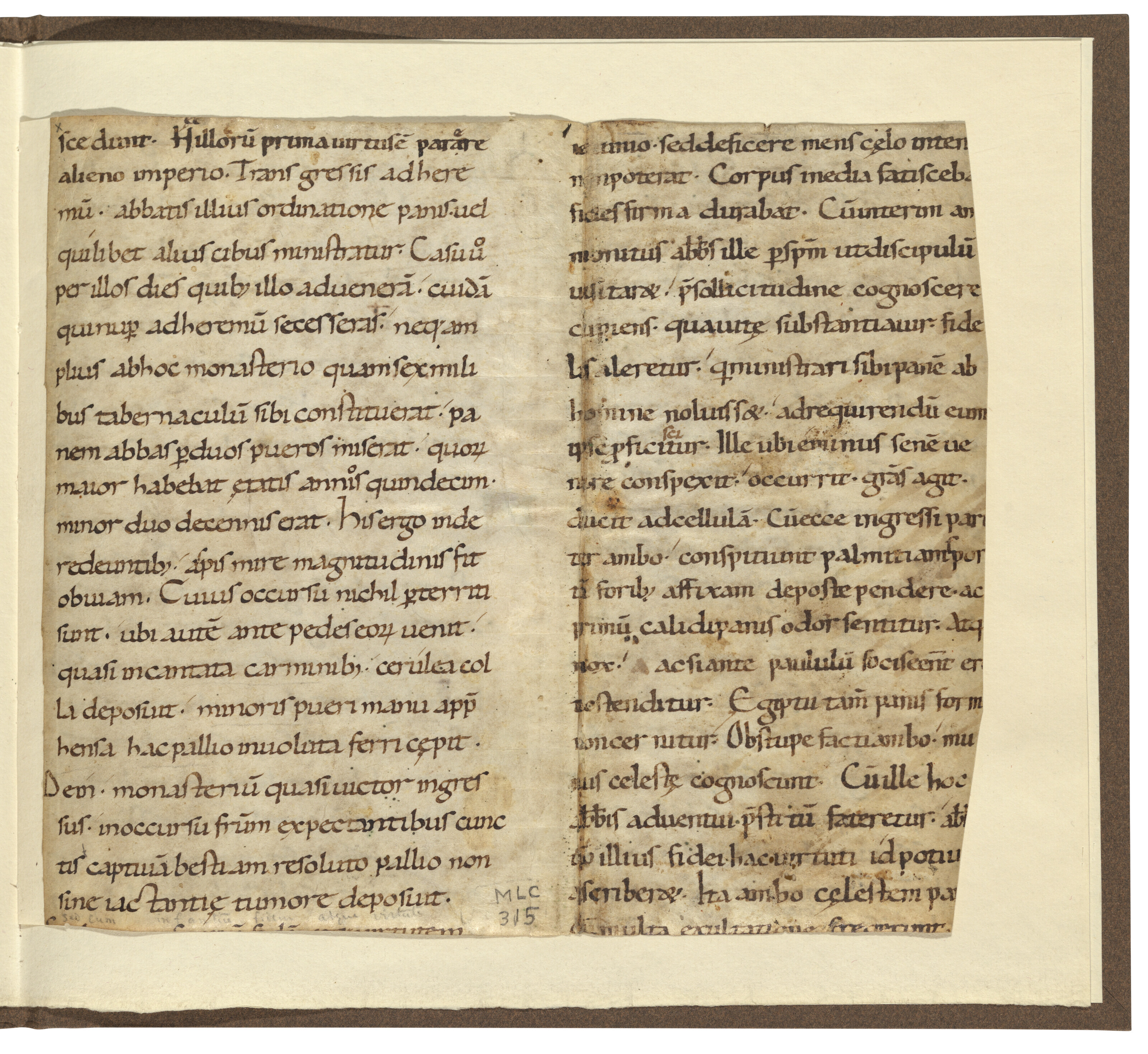 Sulpicius Severus (c.363 - c.425), A fragment from his Dialogues, in ...