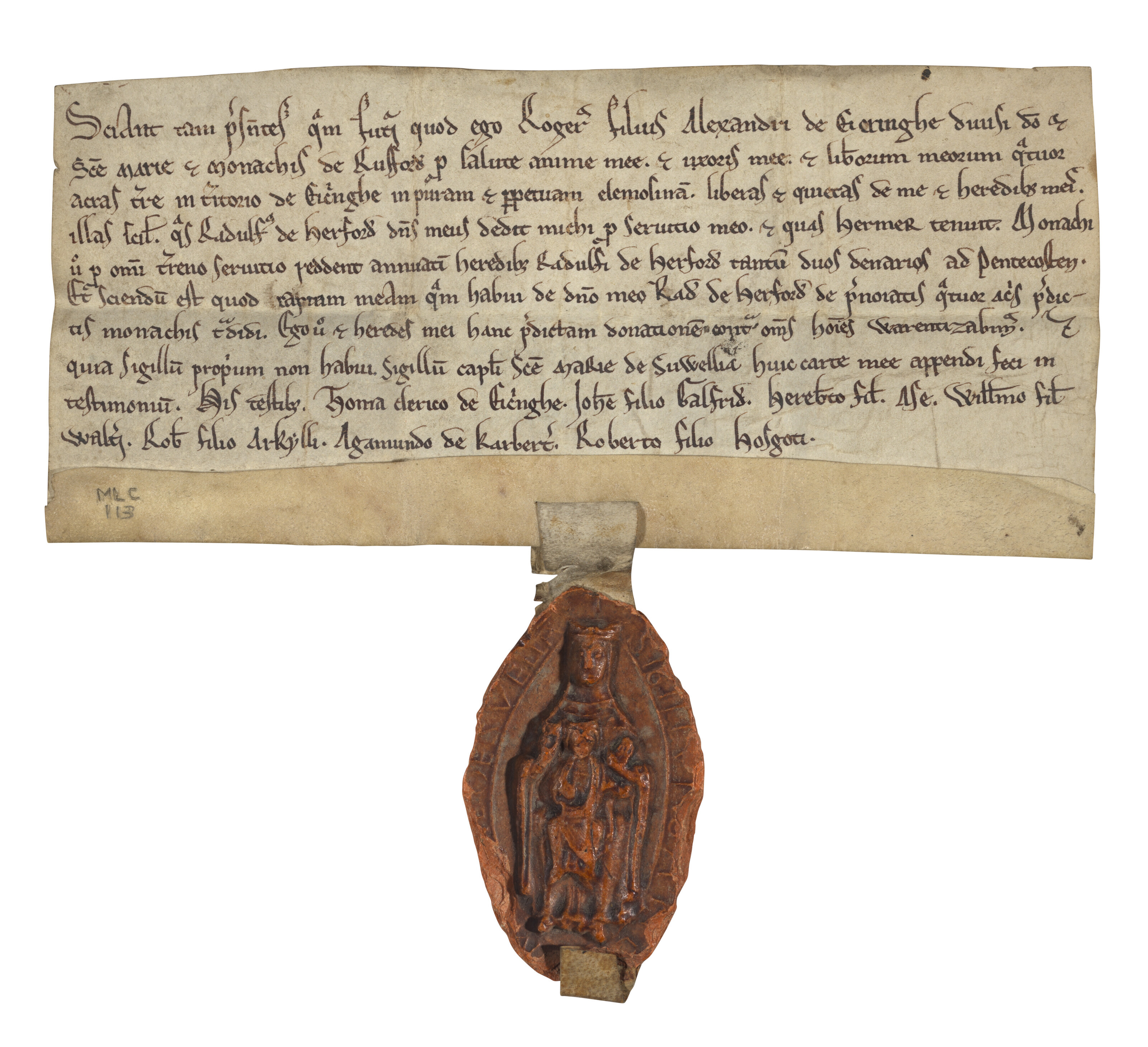 An English bequest of Land, Bequest of Land at Eakring to the ...