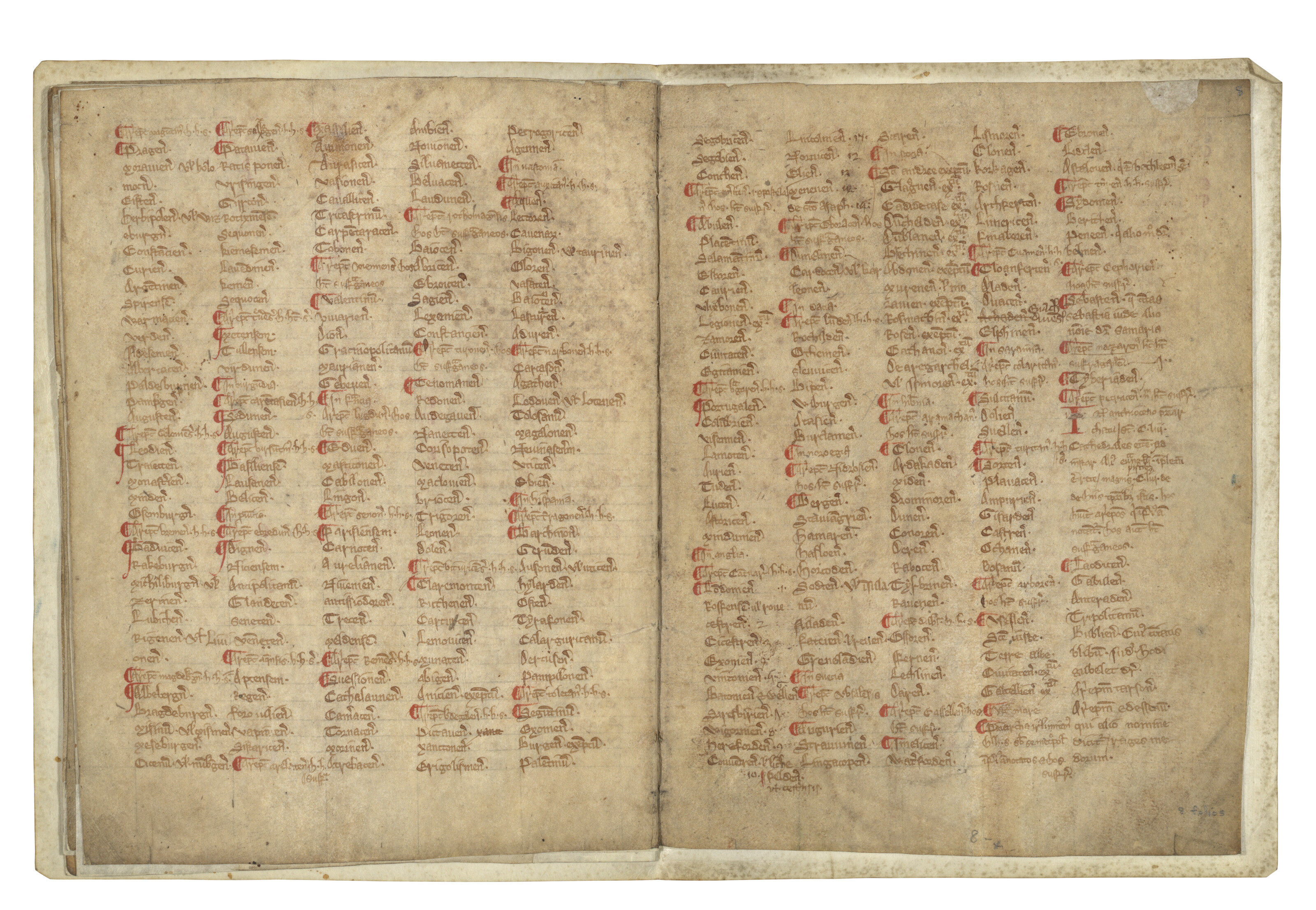 Martin of Opava (d. 1278/9), Chronicle; and a List of bishoprics, in ...