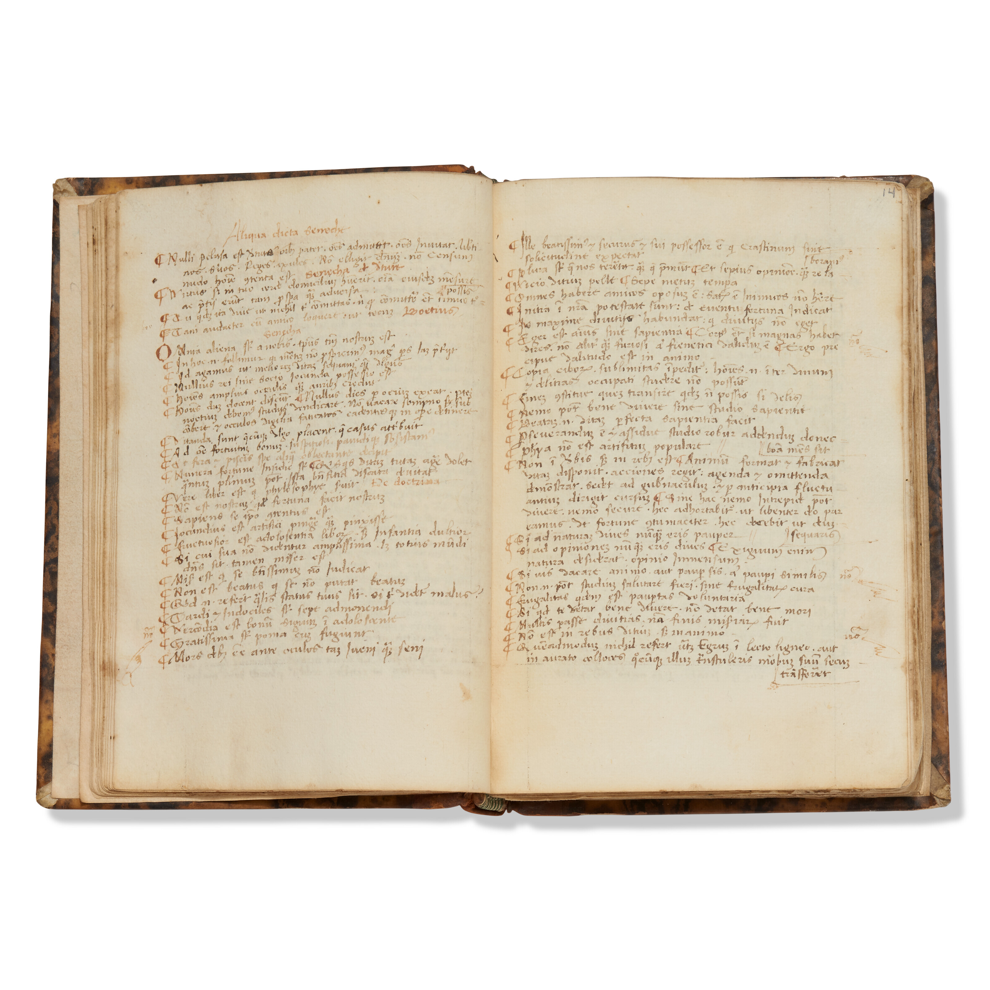 A Venetian Commonplace book, Commonplace Book, in Latin and Italian ...