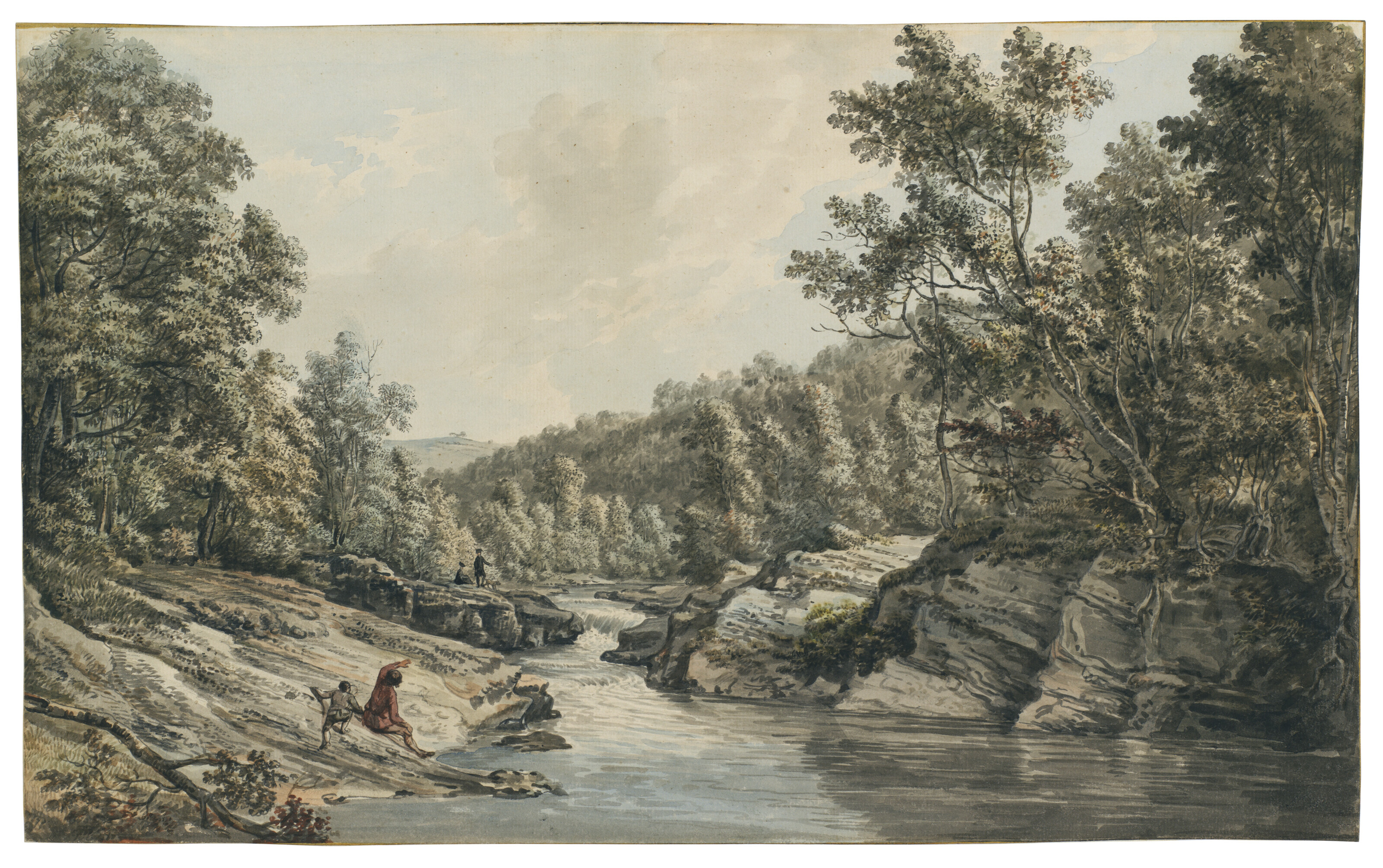 PAUL SANDBY, R.A. (NOTTINGHAM 1730-1809 LONDON), The Strid on the River ...
