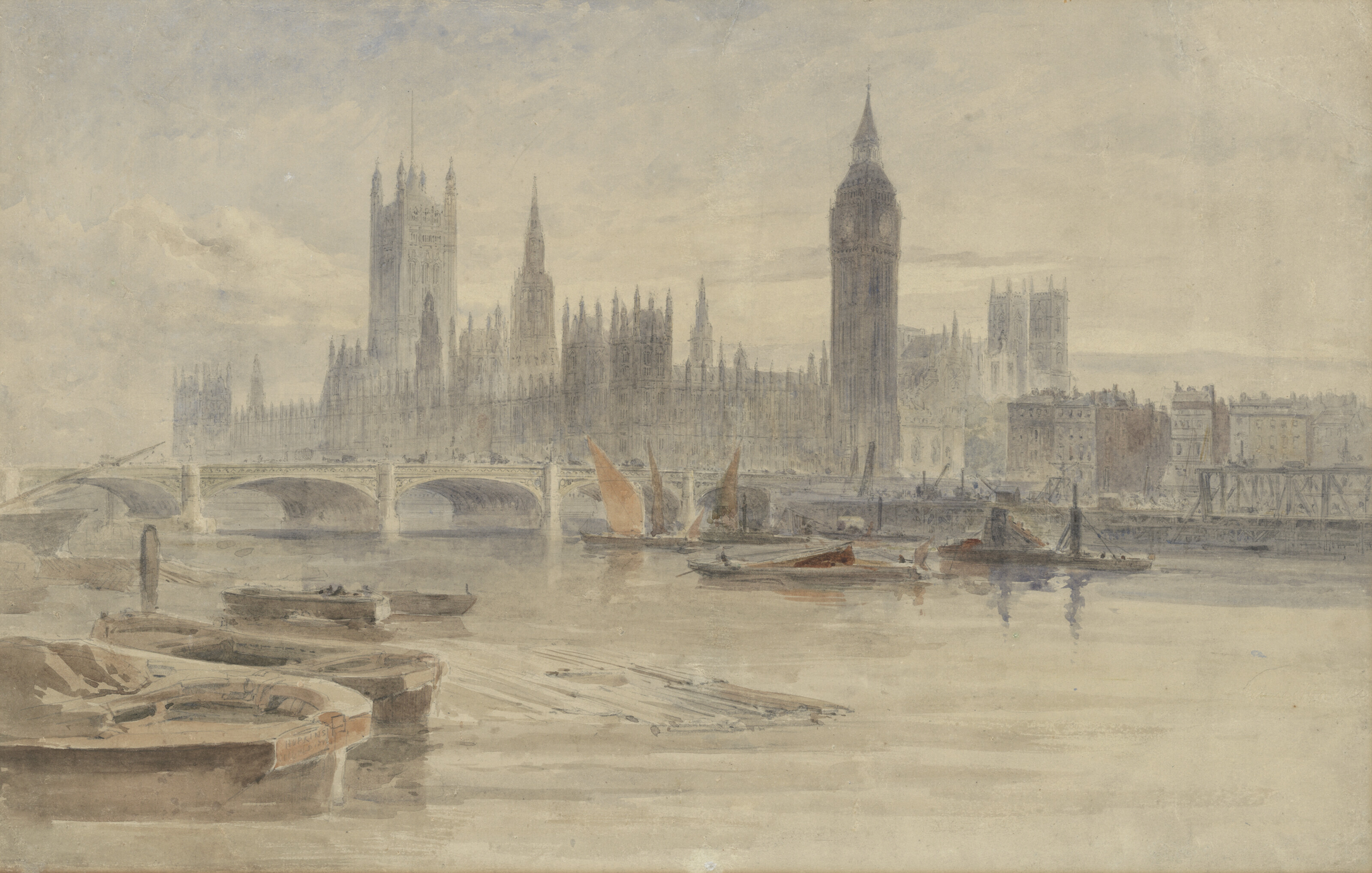 EDWARD ANGELO GOODALL, R.W.S. (LONDON 1819-1908), The Houses of ...