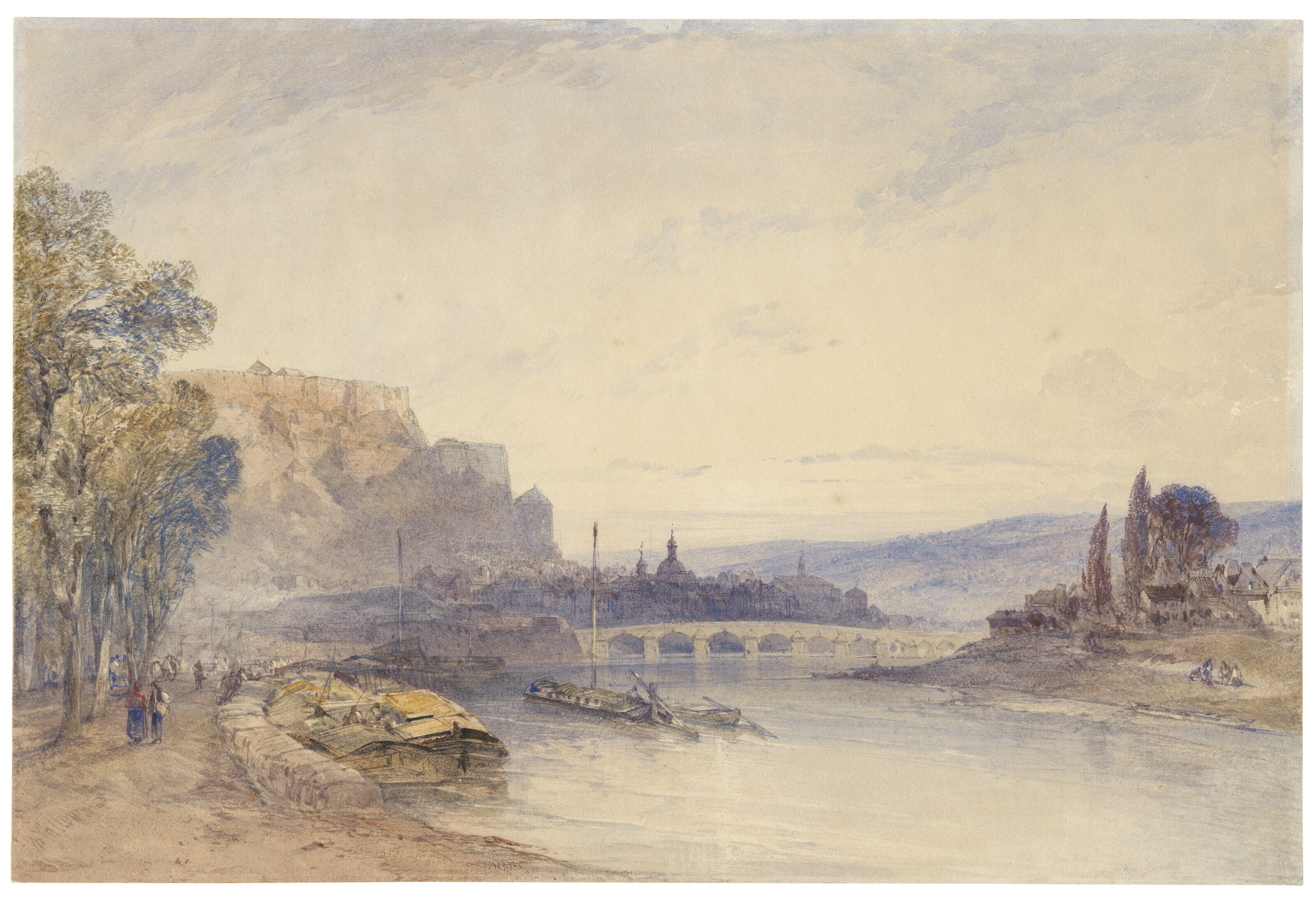 WILLIAM CALLOW, R.W.S. (LONDON 1812-1908 GREAT MISSENDEN), View of ...
