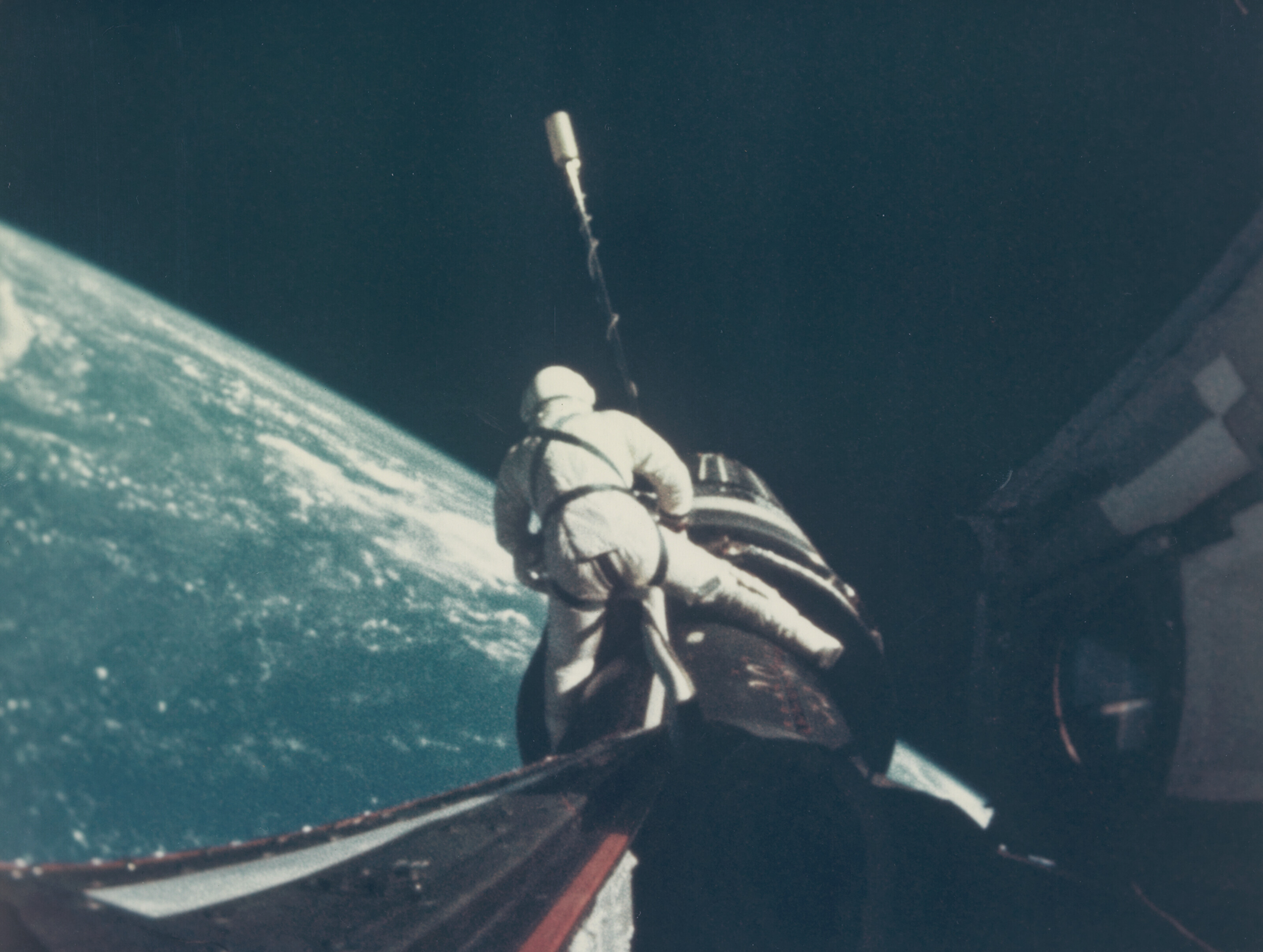 RICHARD GORDON DURING EXTRAVEHICULAR ACTIVITY, SEPTEMBER 13, 1966; ONE ...