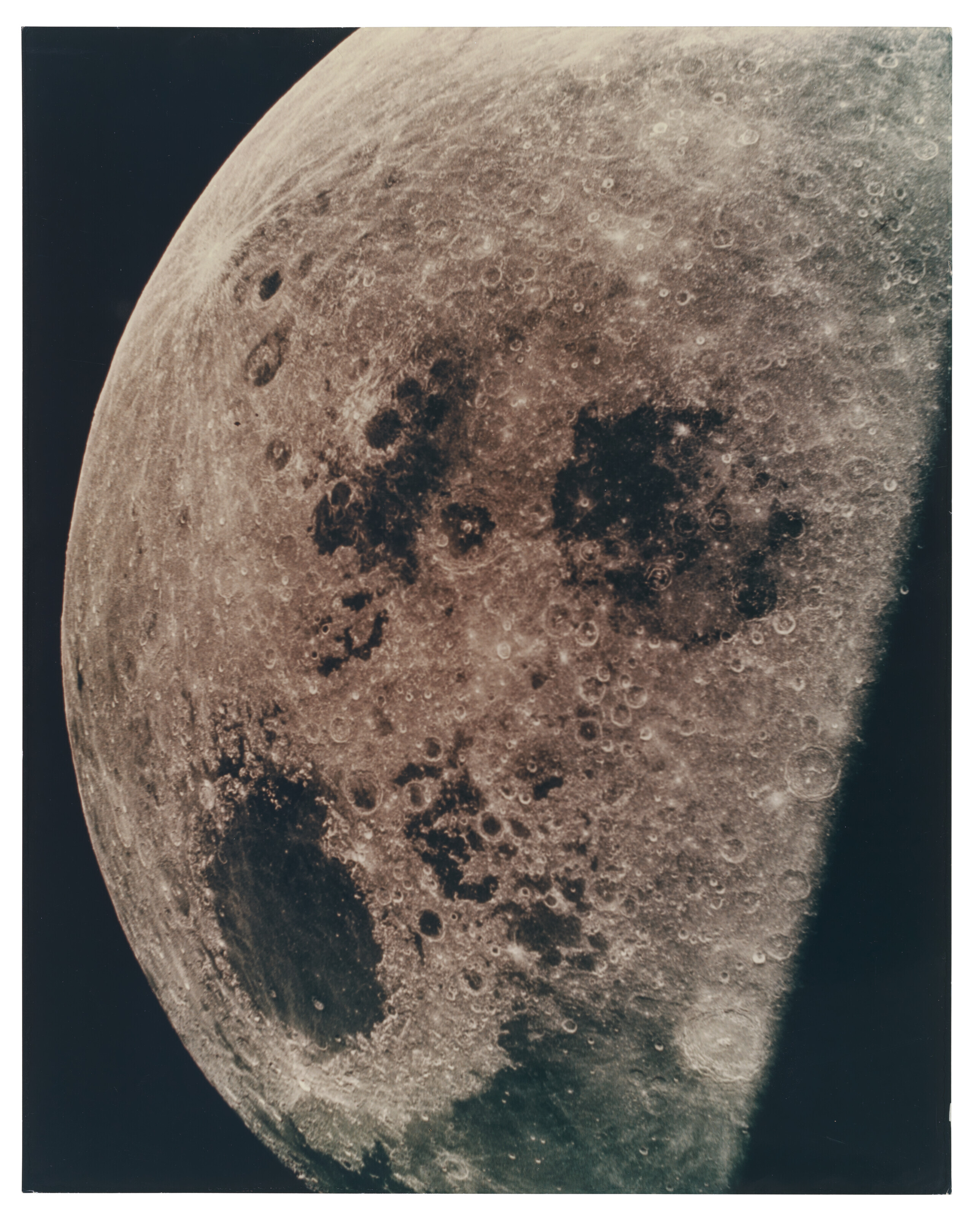 [LARGE FORMAT] HALF-MOON FIRST SEEN BY HUMANS FROM ANOTHER PERSPECTIVE ...