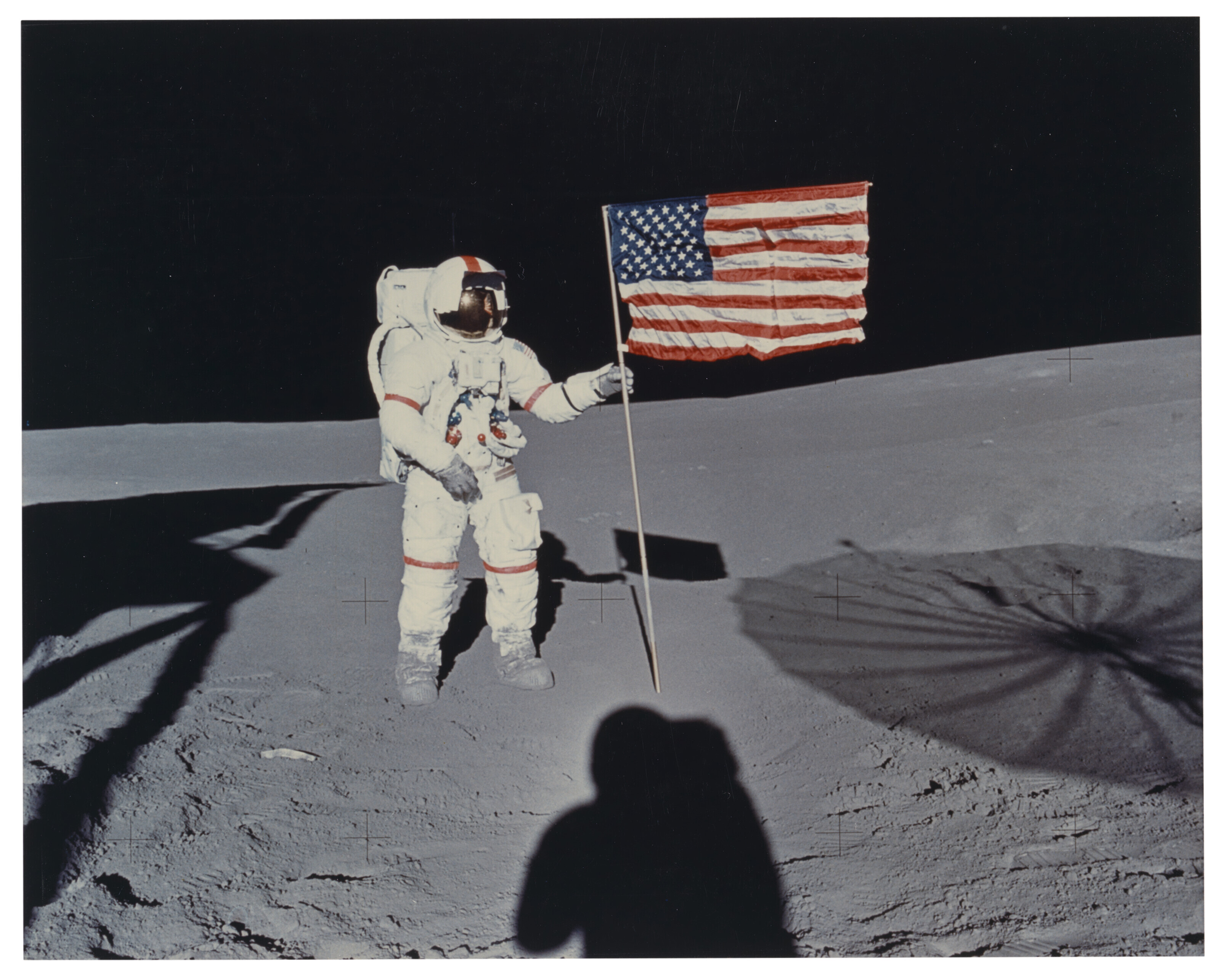 ALAN SHEPARD AND THE AMERICAN FLAG, JANUARY 31-FEBRUARY 9, 1971, EDGAR ...