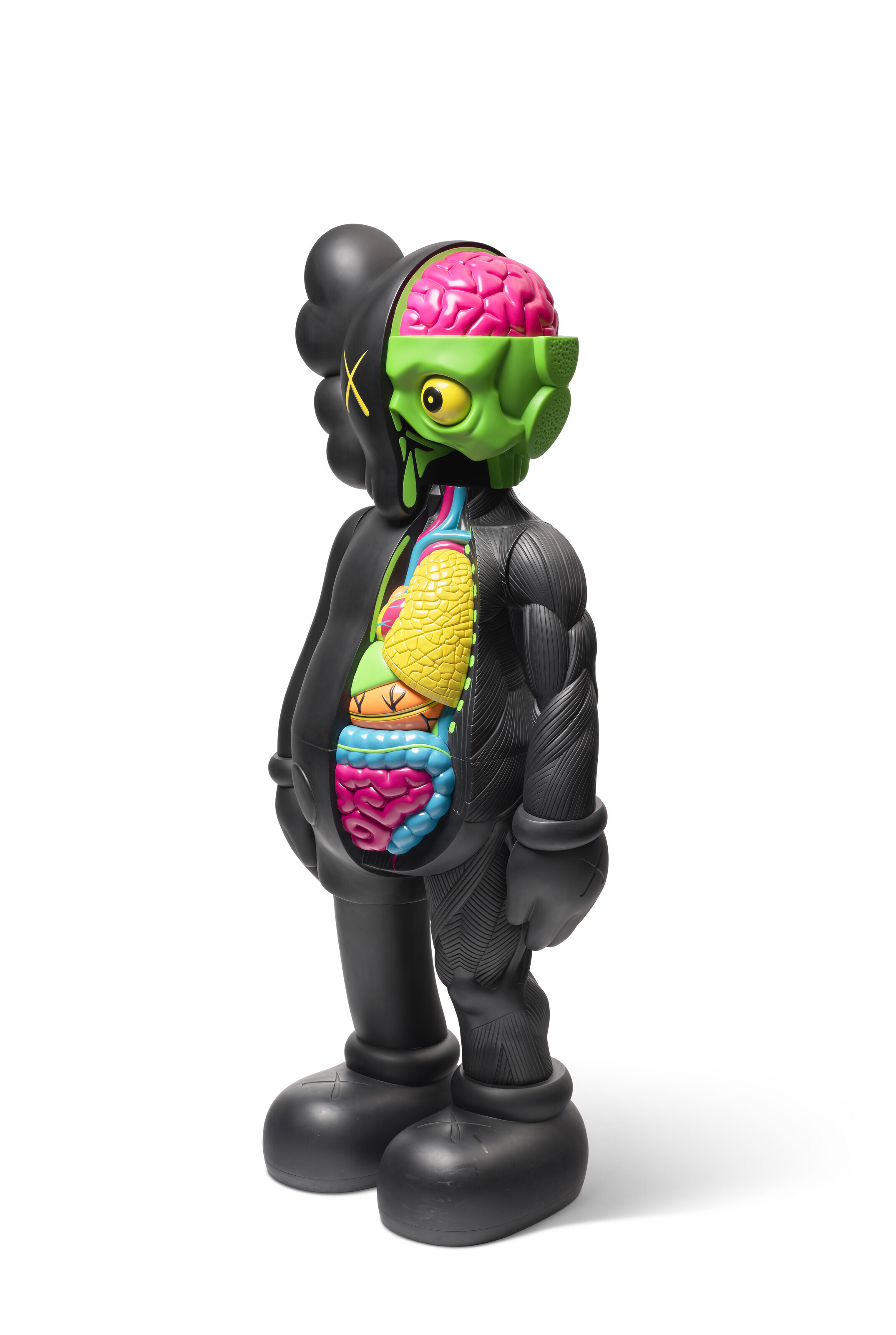 KAWS (B.1974), FOUR-FOOT DISSECTED COMPANION (BLACK) | Christie’s