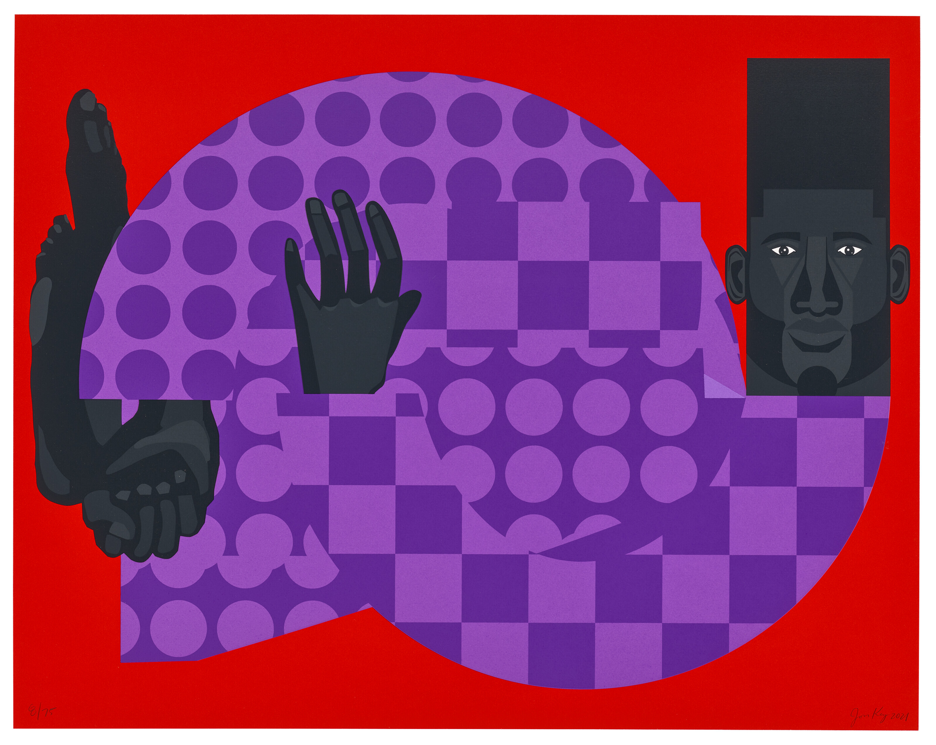 JON KEY (B. 1990), The Man in the Violet Suit (Red No.1) | Christie’s