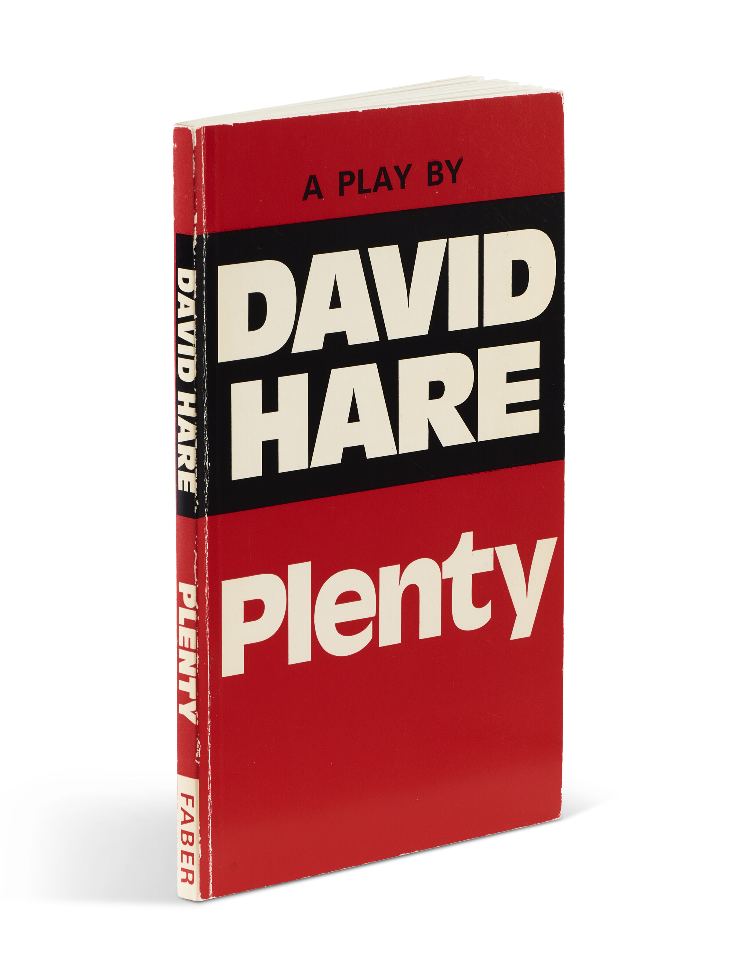 DAVID HARE (b.1947), Plenty. London: Faber and Faber, 1978. | Christie’s