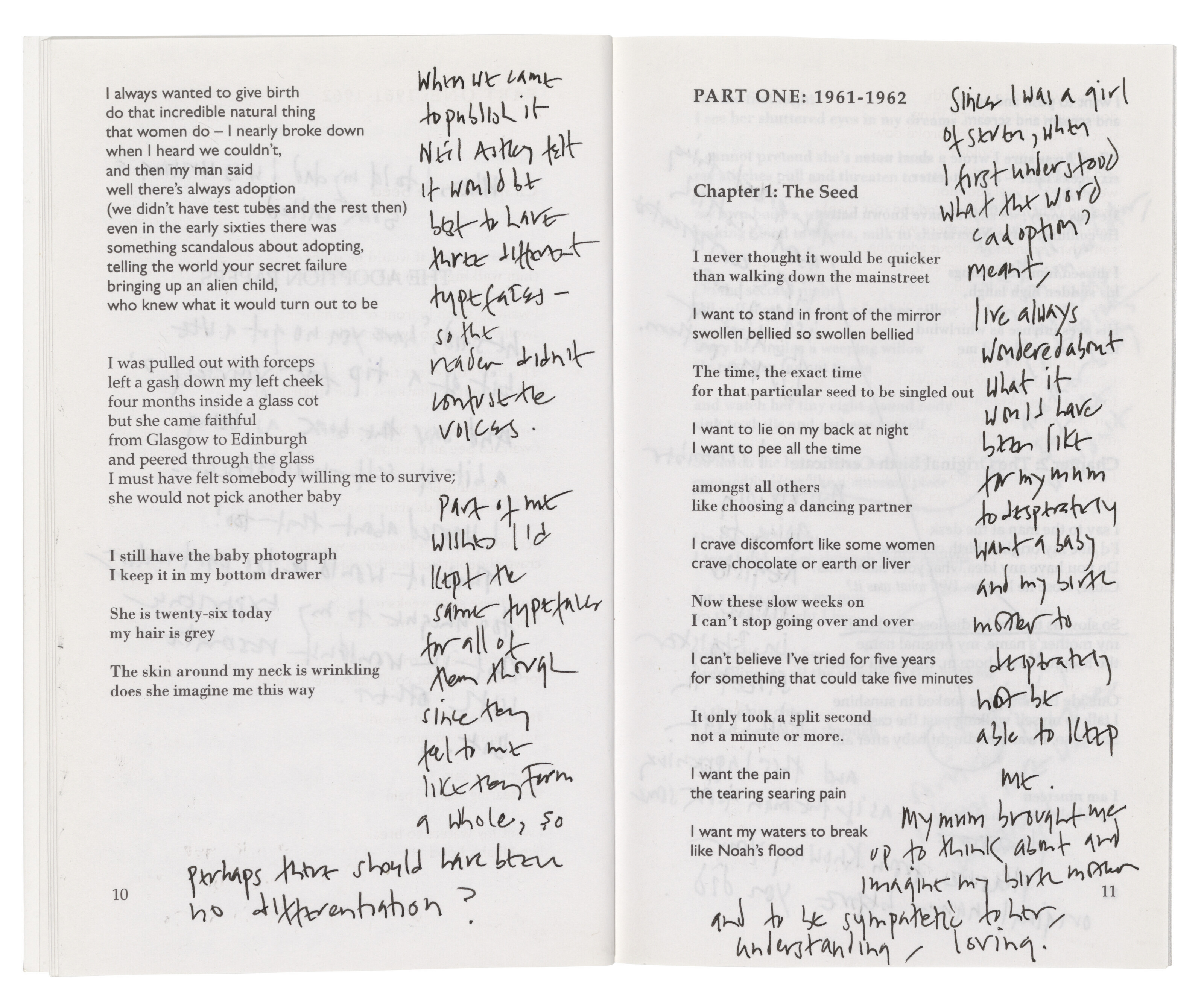 JACKIE KAY (b.1961), The Adoption Papers. Newcastle upon Tyne: Bloodaxe ...