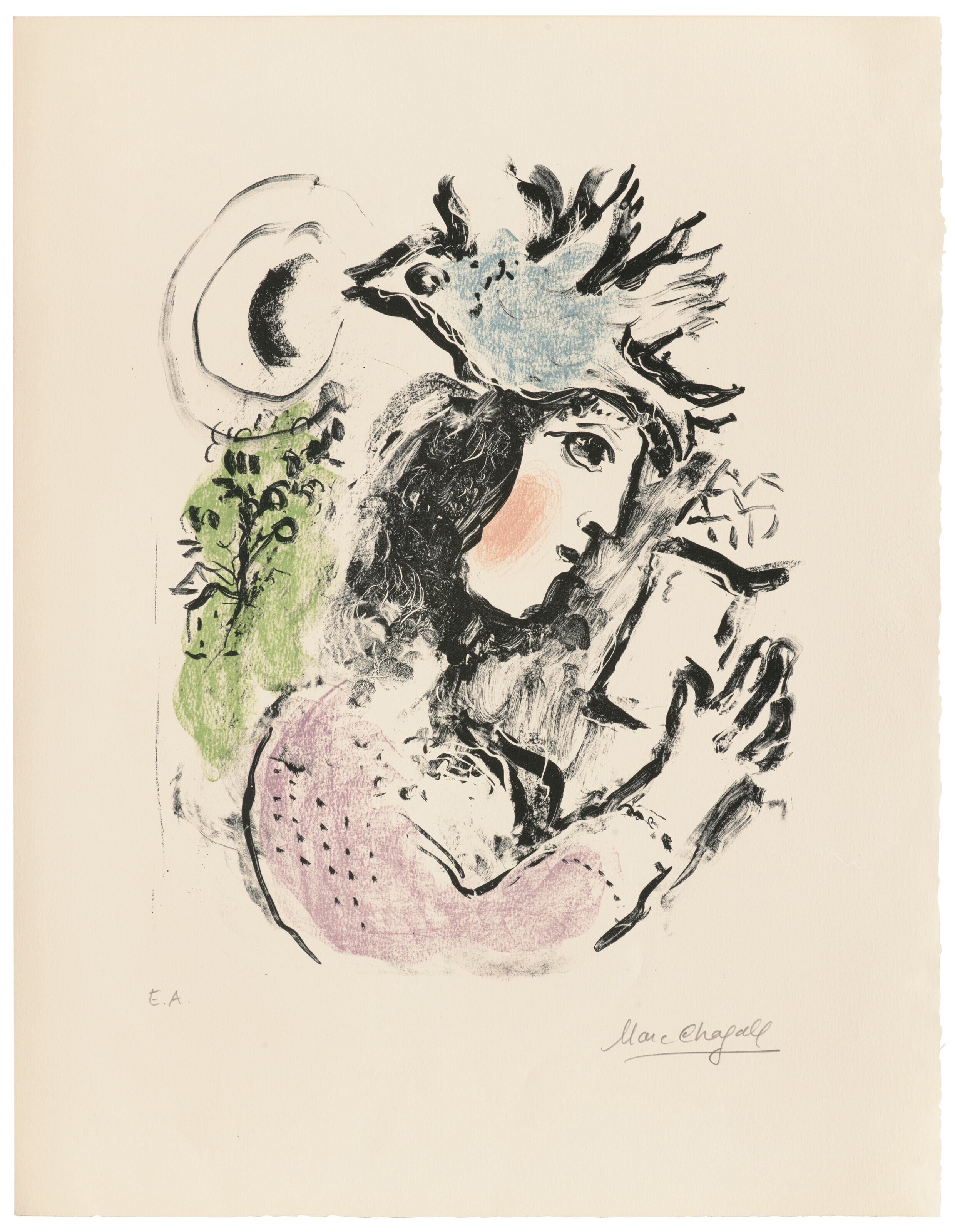 Marc Chagall 1887 1985 La Poétesse Christies
